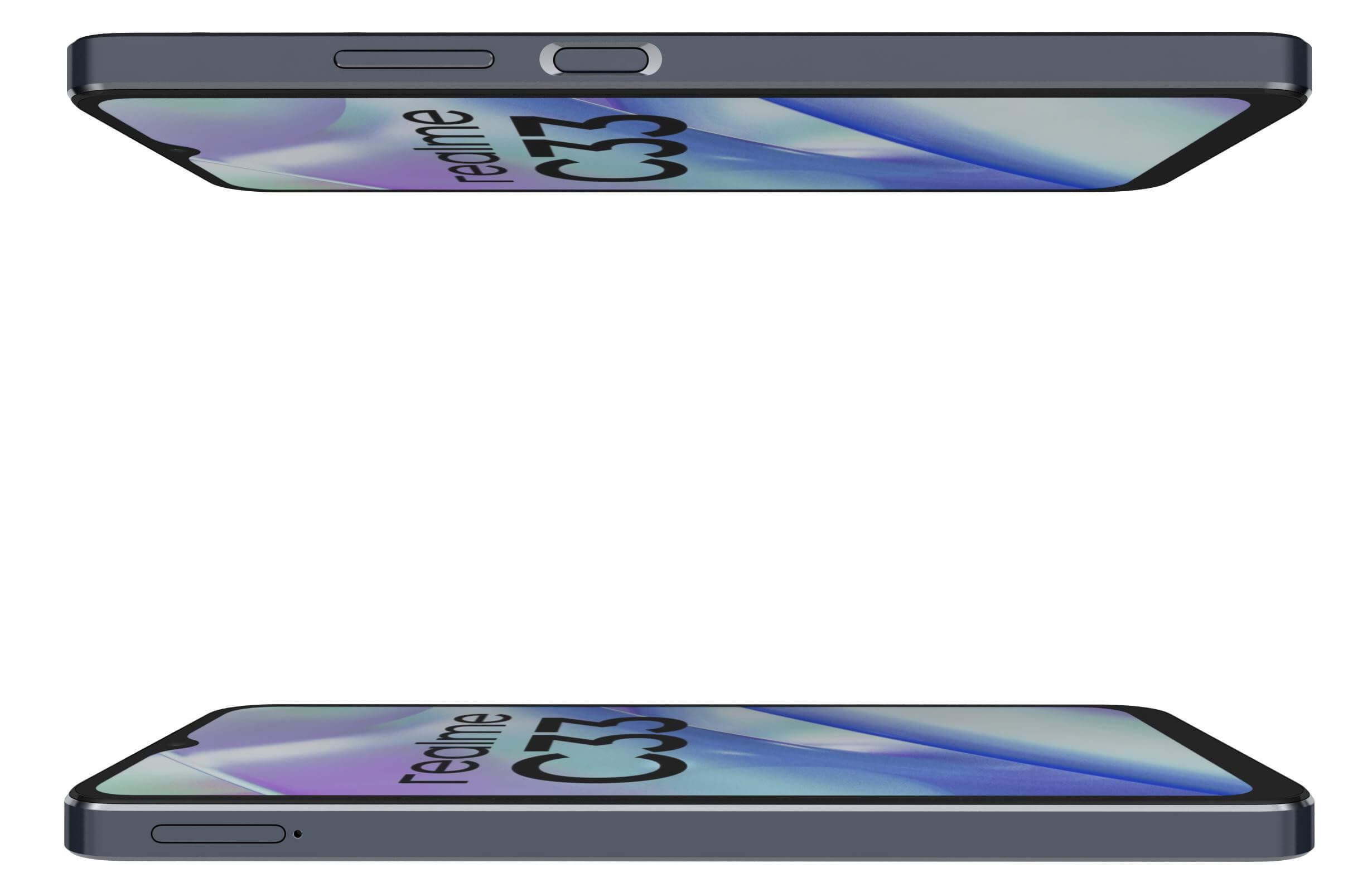 Realme C33 Blue - 3D Model by Rever_Art