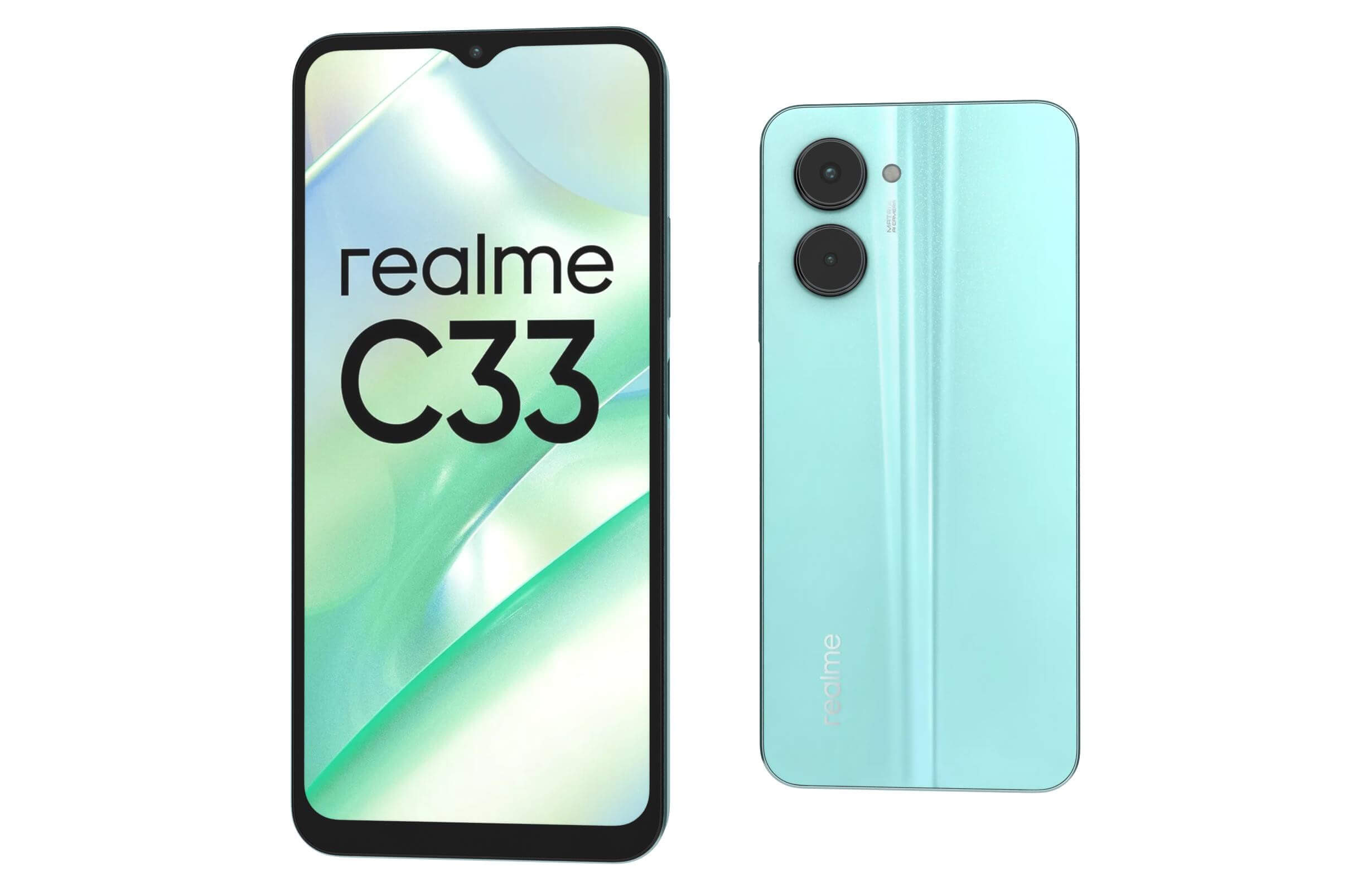 Realme C33 Green - 3D Model by Rever_Art