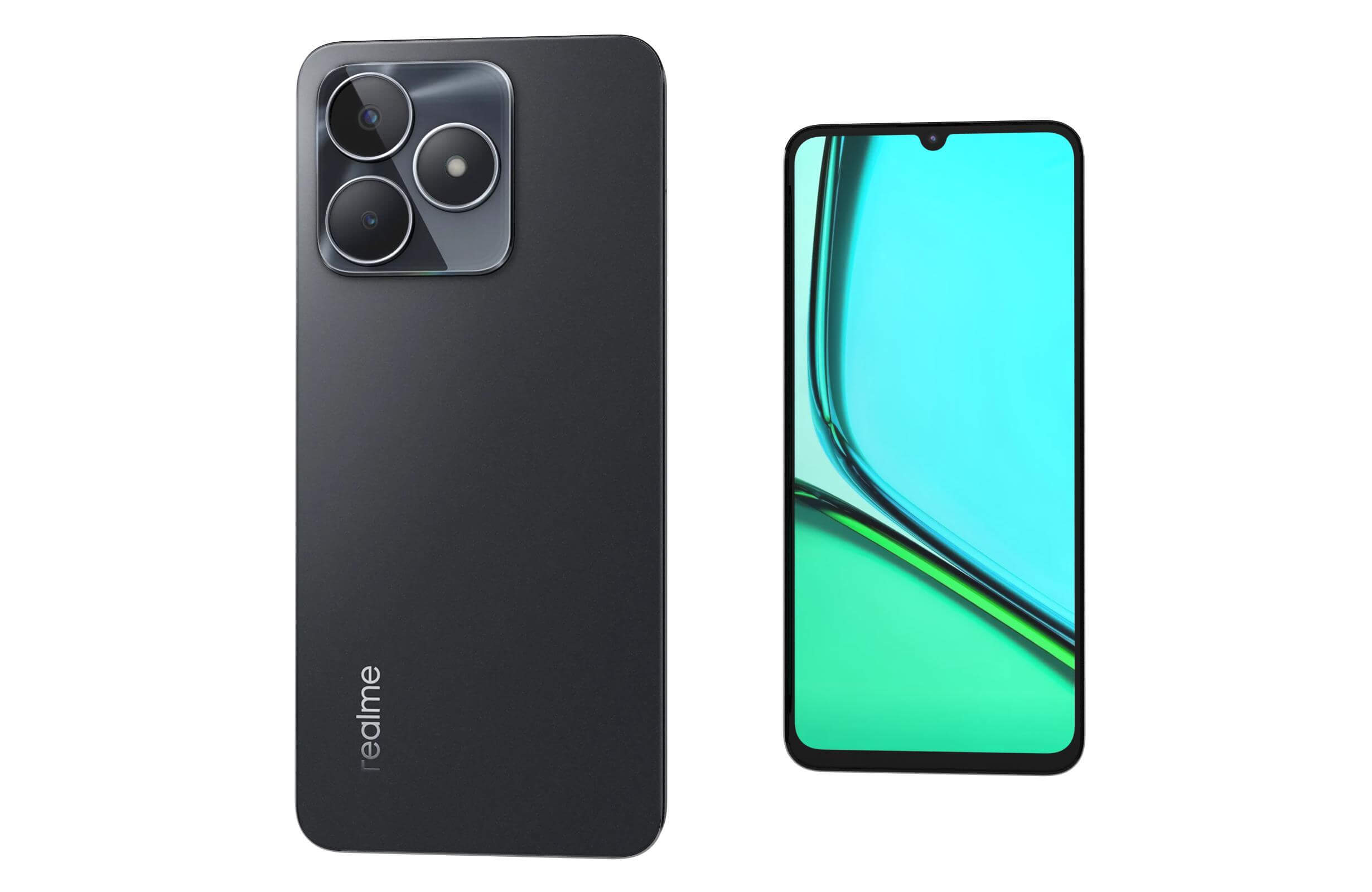 Realme C51S Mighty Black - 3D Model by Rever_Art