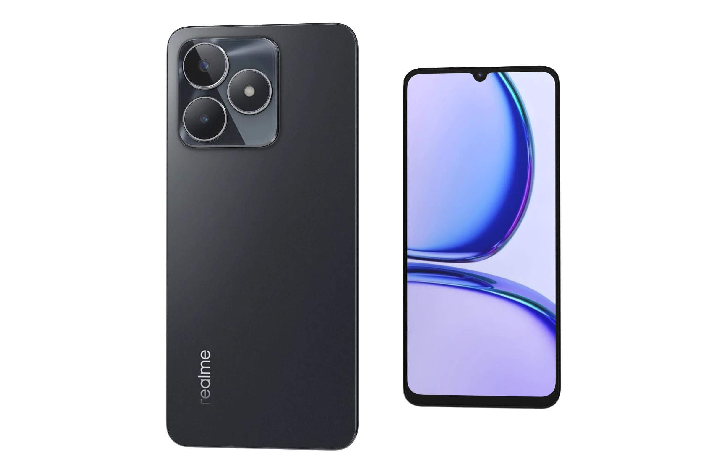 Realme C53 Black and Yellow - 3D Model by Rever_Art