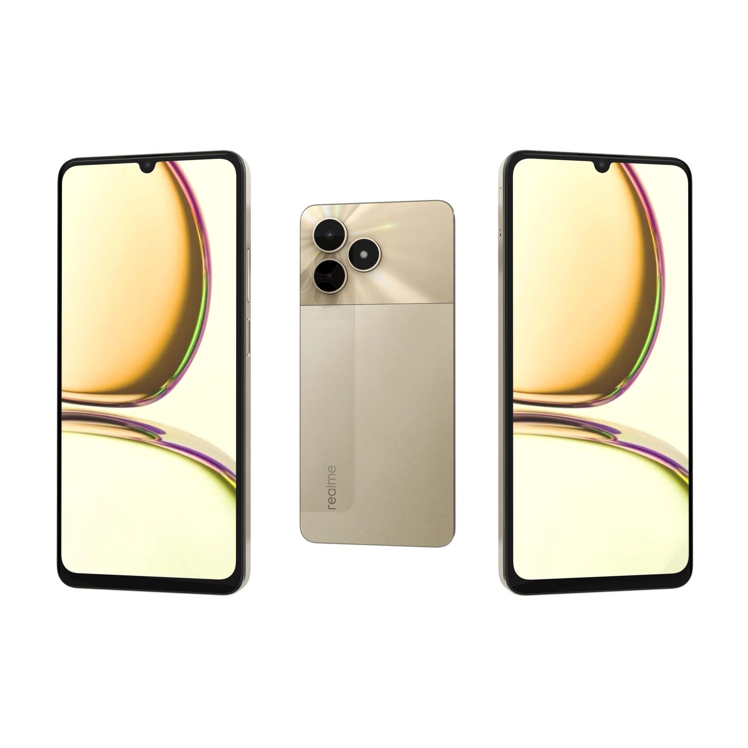 Realme C53 Gold - 3D Model by Rever_Art