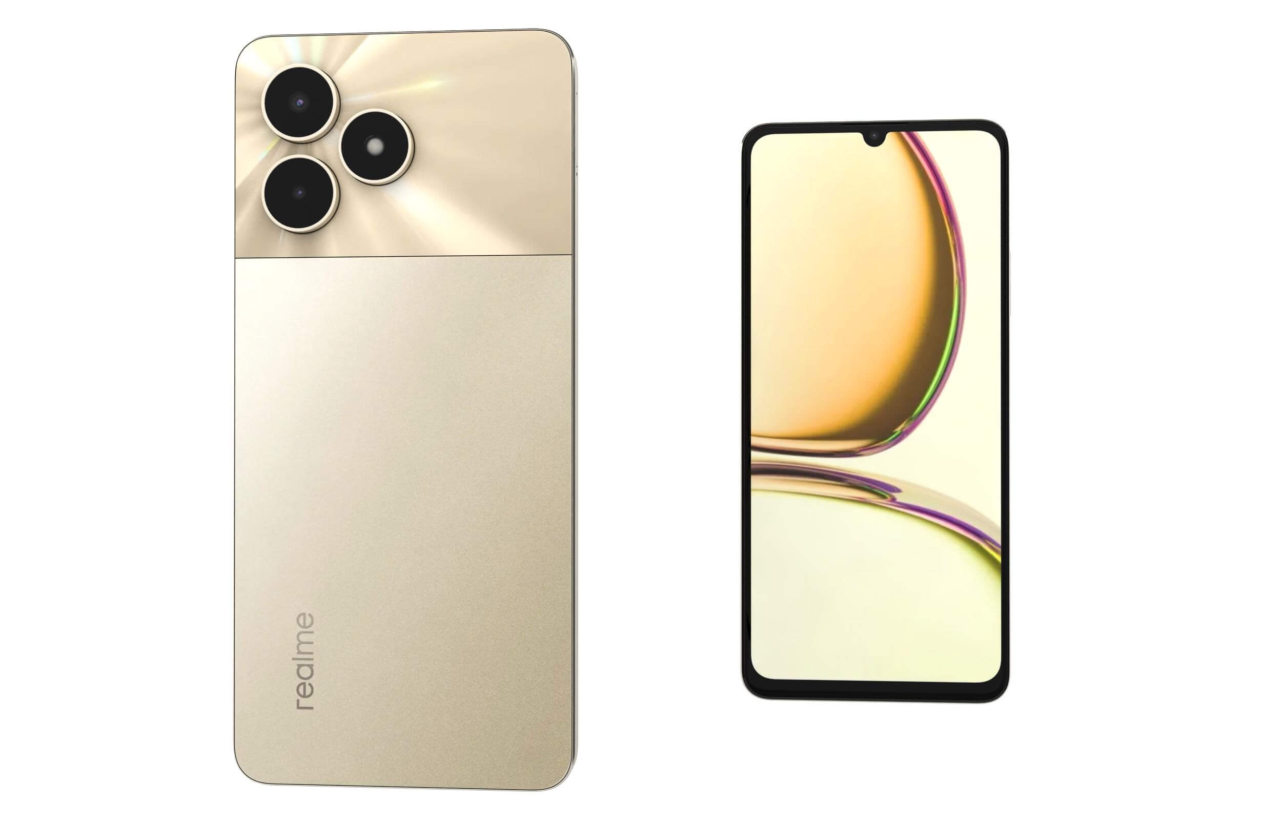 Realme C53 Gold - 3D Model by Rever_Art