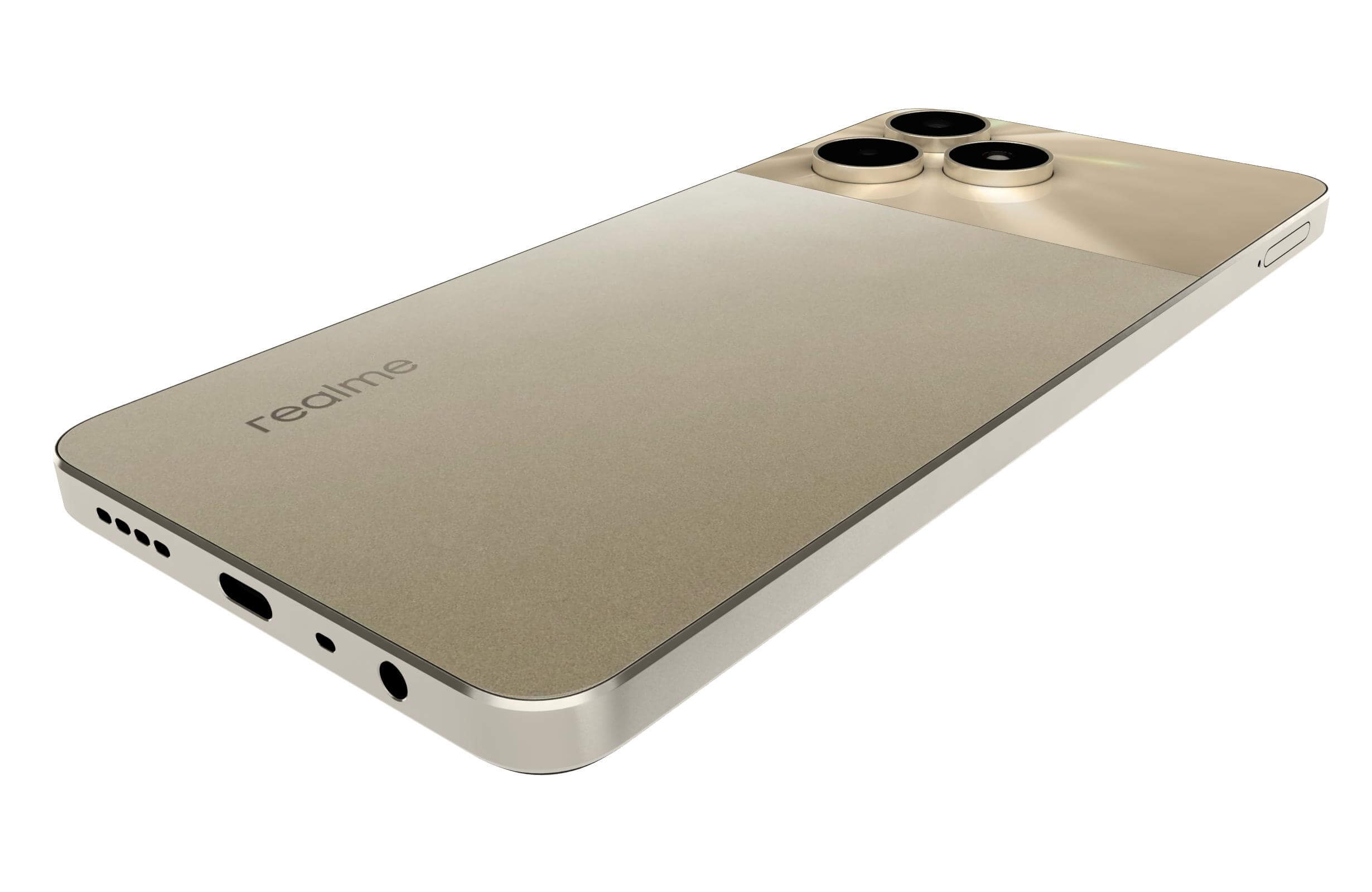 Realme C53 Gold - 3D Model by Rever_Art