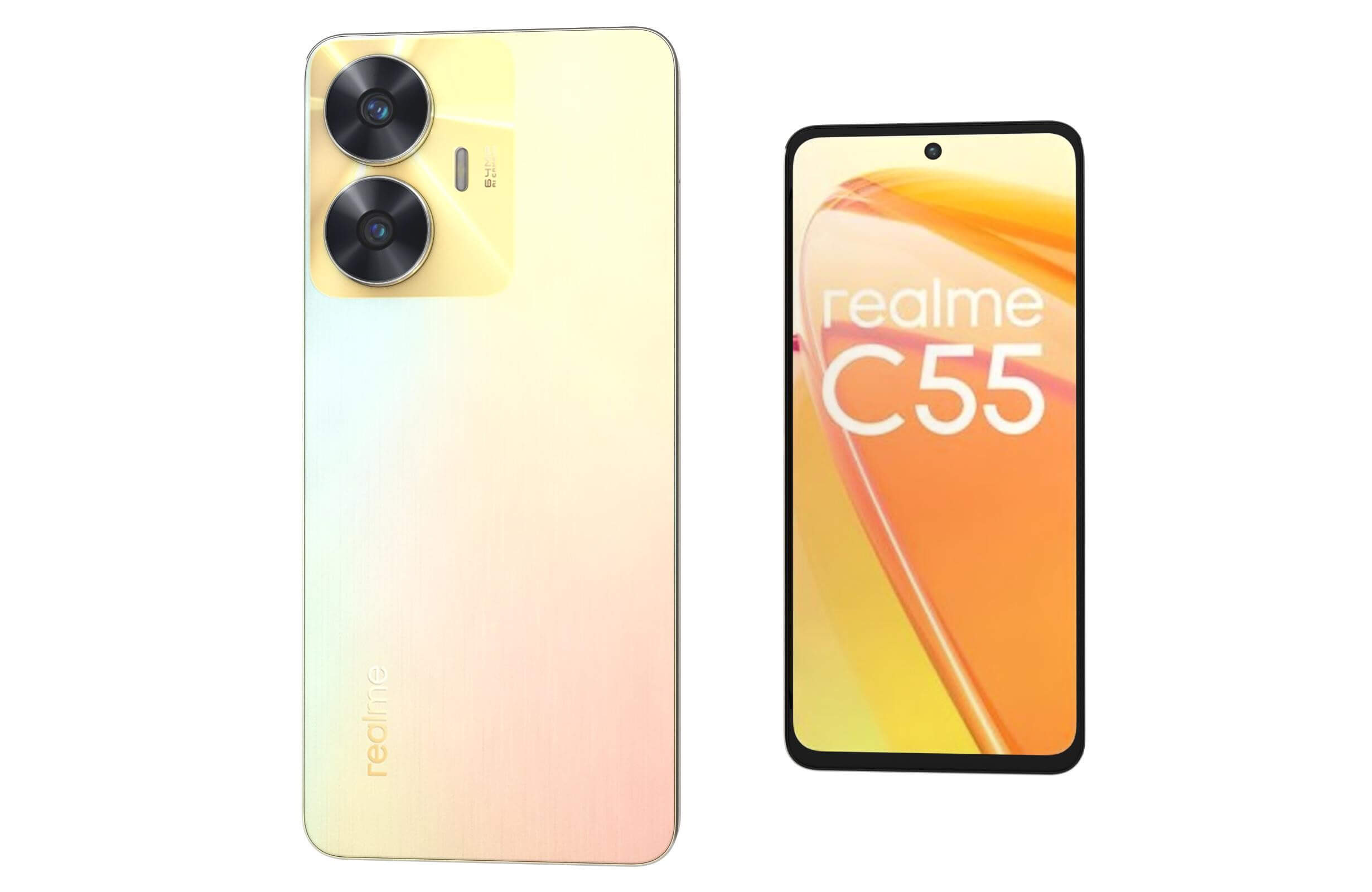 Realme C55 Gold - 3D Model by Rever_Art
