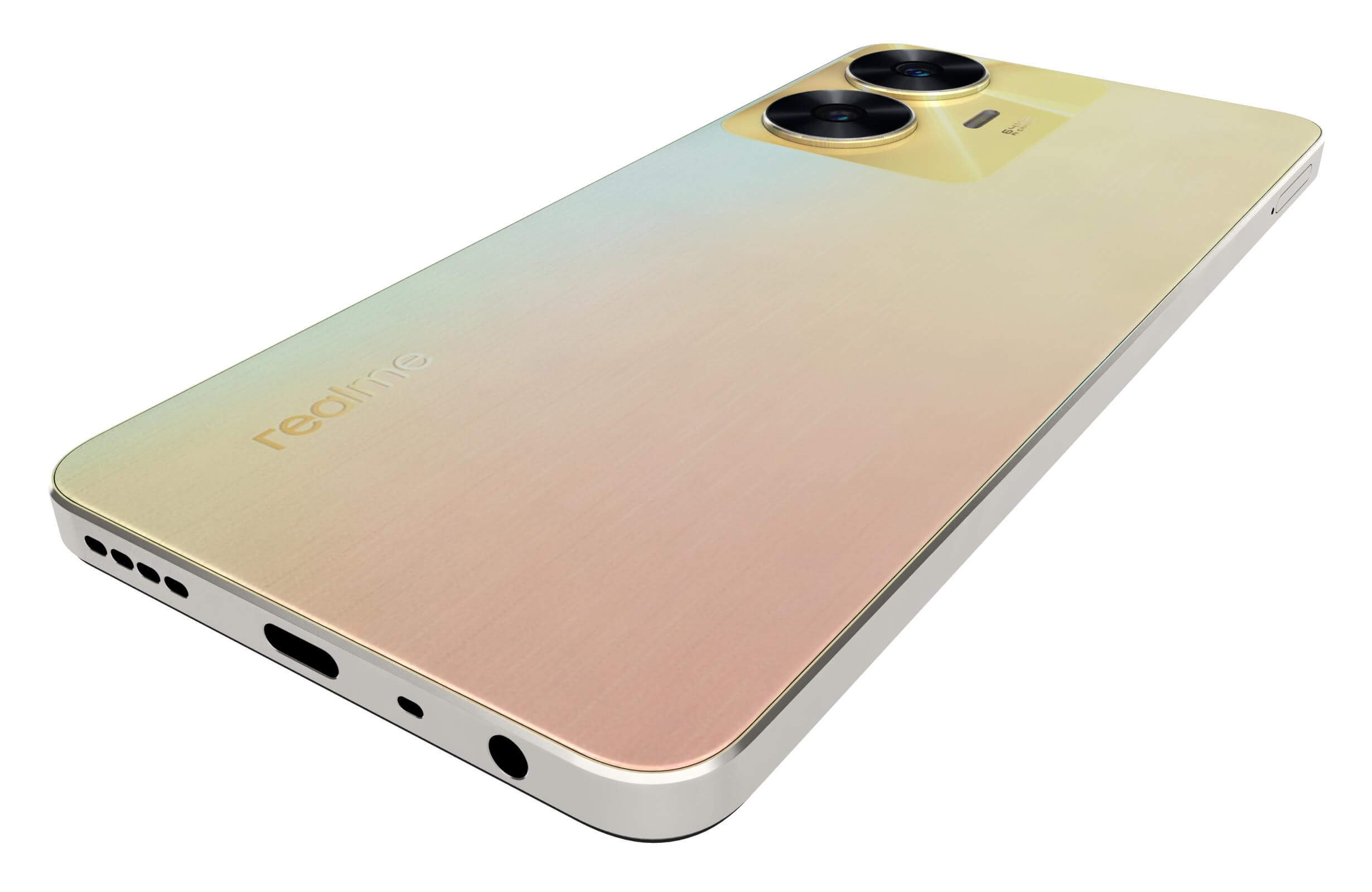 Realme C55 Gold - 3D Model by Rever_Art