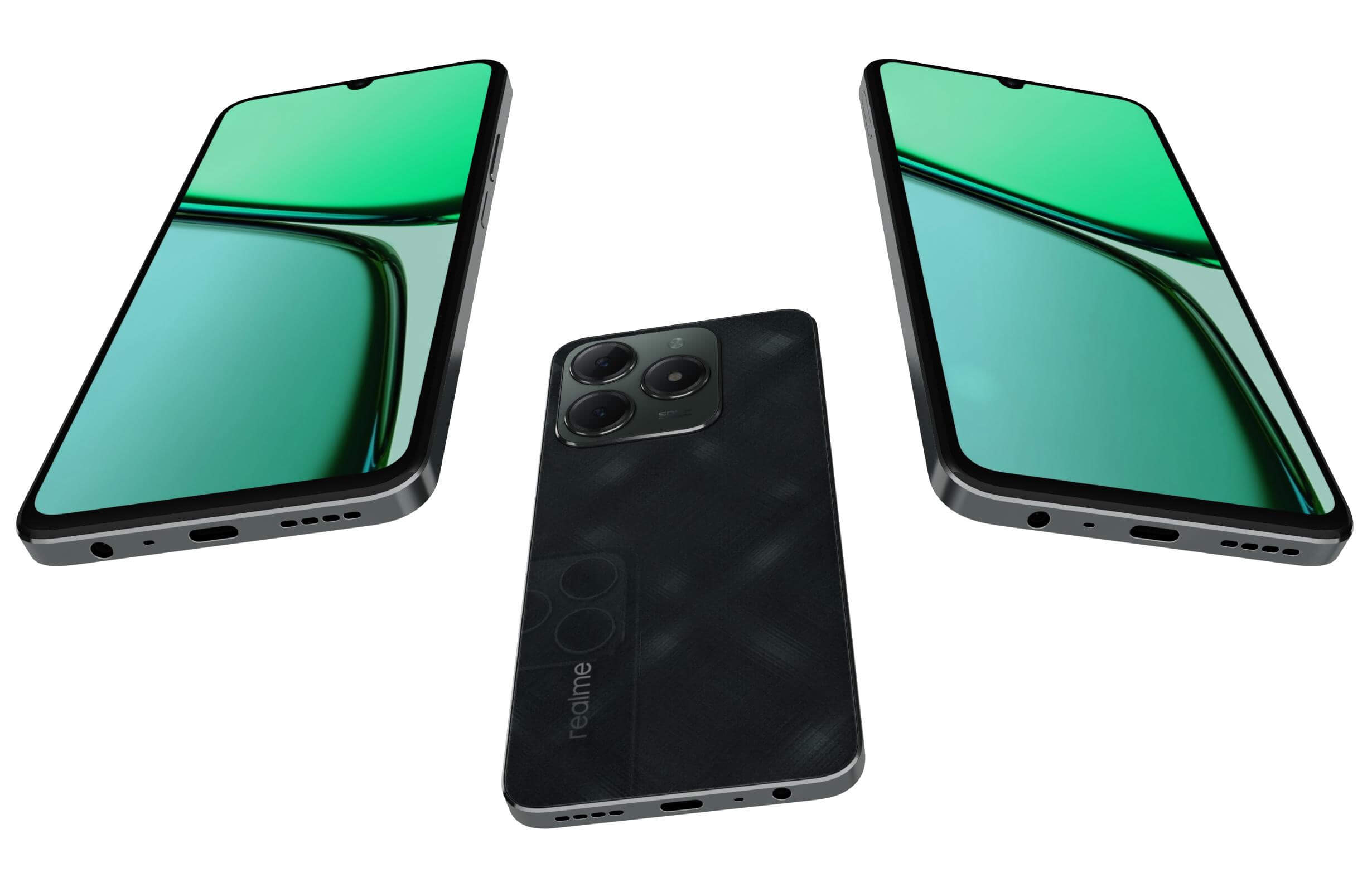 Realme C61 Dark Green ( Malaysia ) - 3D Model by Rever_Art