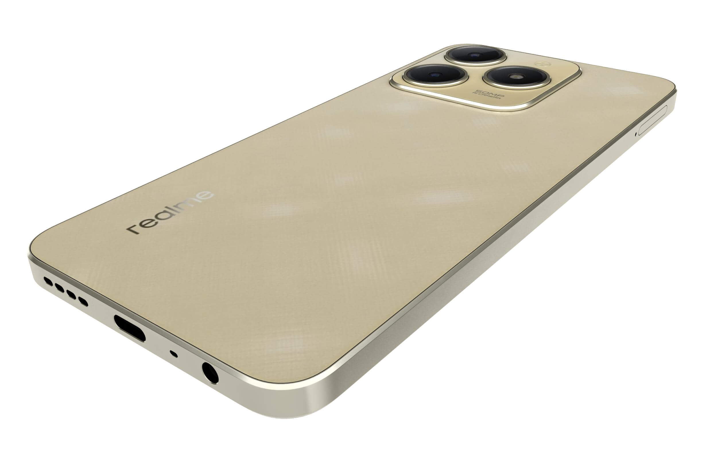 Realme C61 Sparkle Gold ( Malaysia ) - 3D Model by Rever_Art