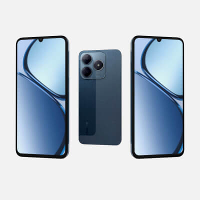 Realme C63 Leather Blue - 3D Model by Rever_Art