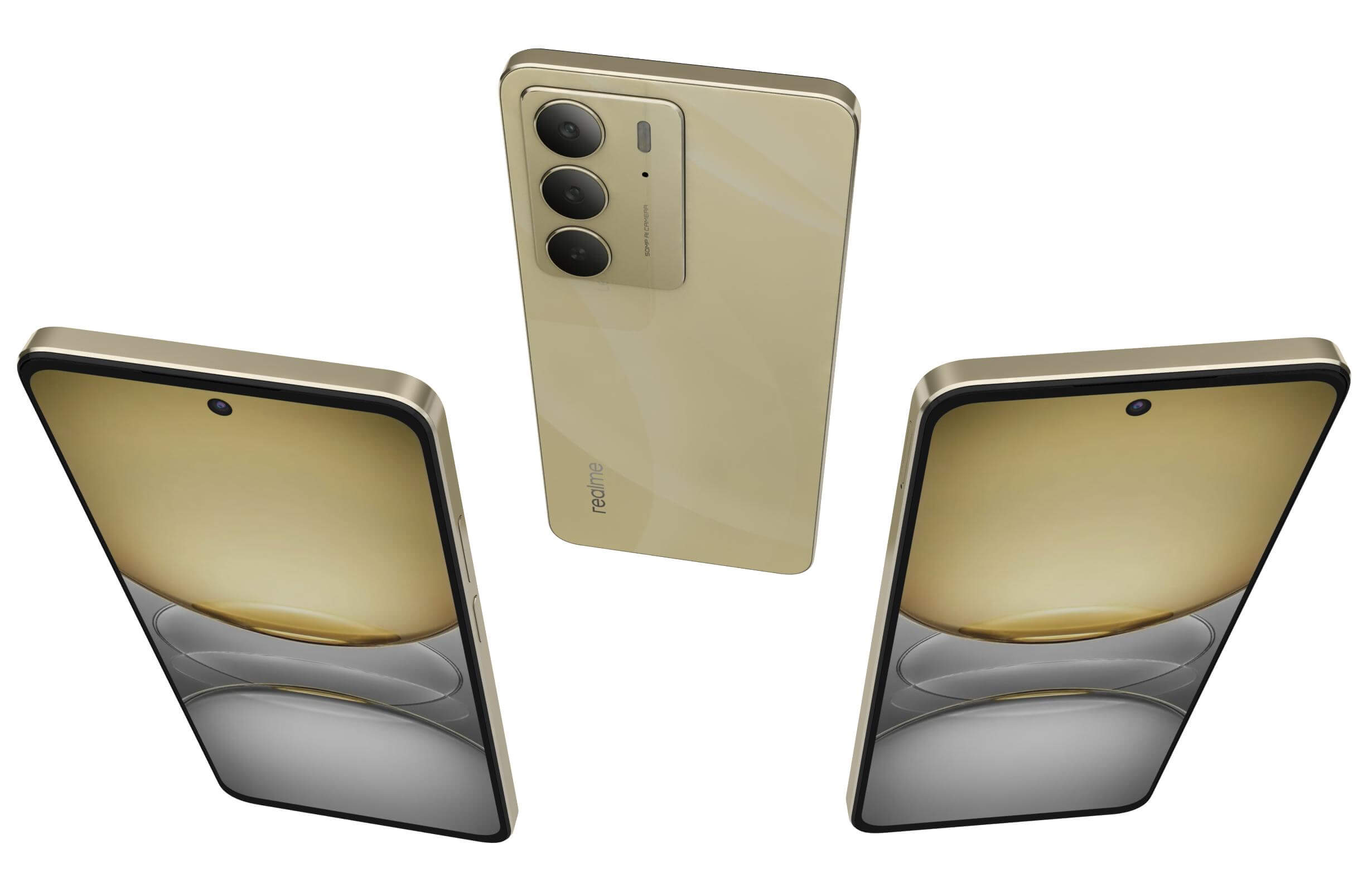 Realme C75 Gold - 3D Model by Rever_Art