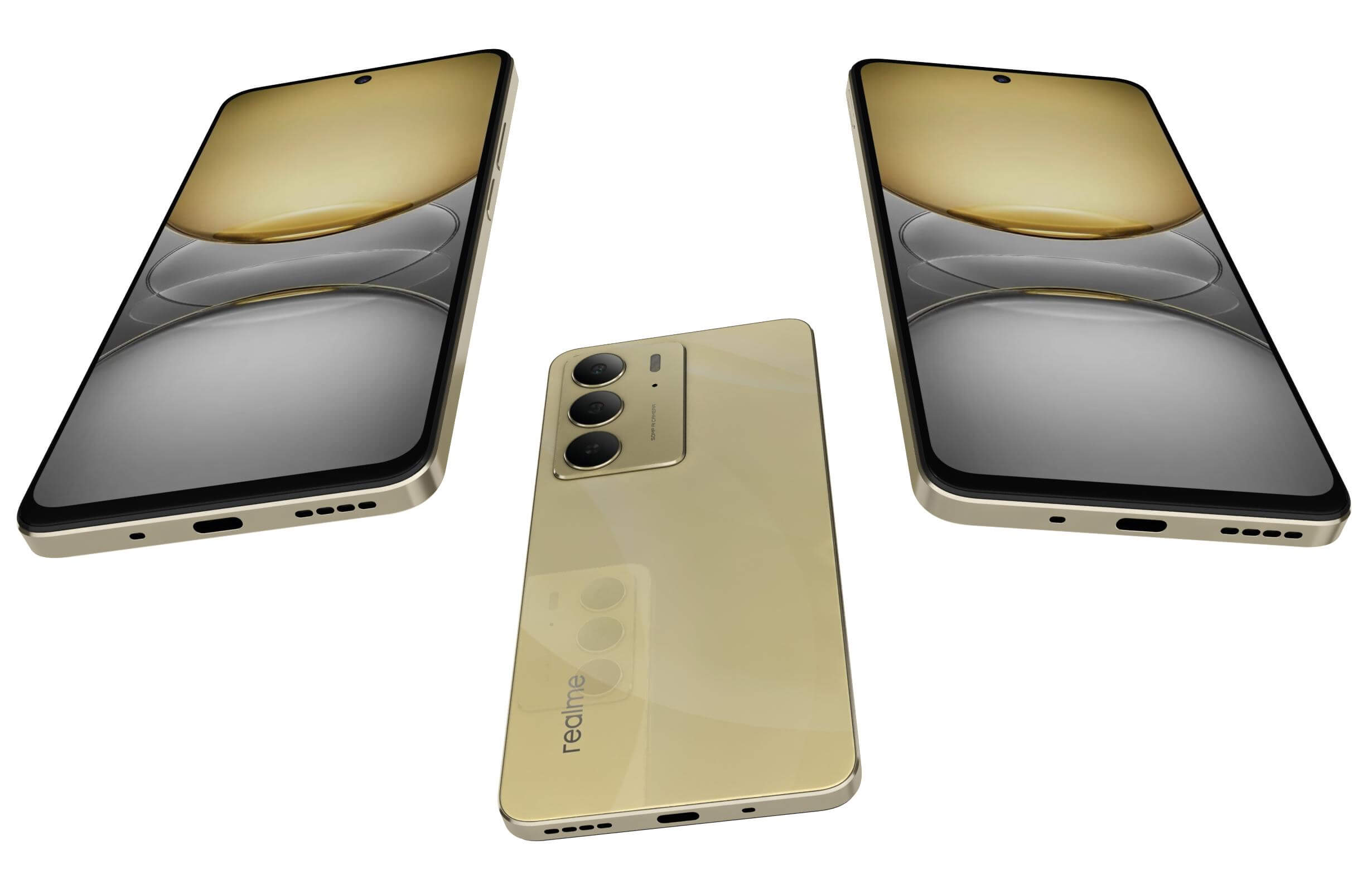 Realme C75 Gold - 3D Model by Rever_Art
