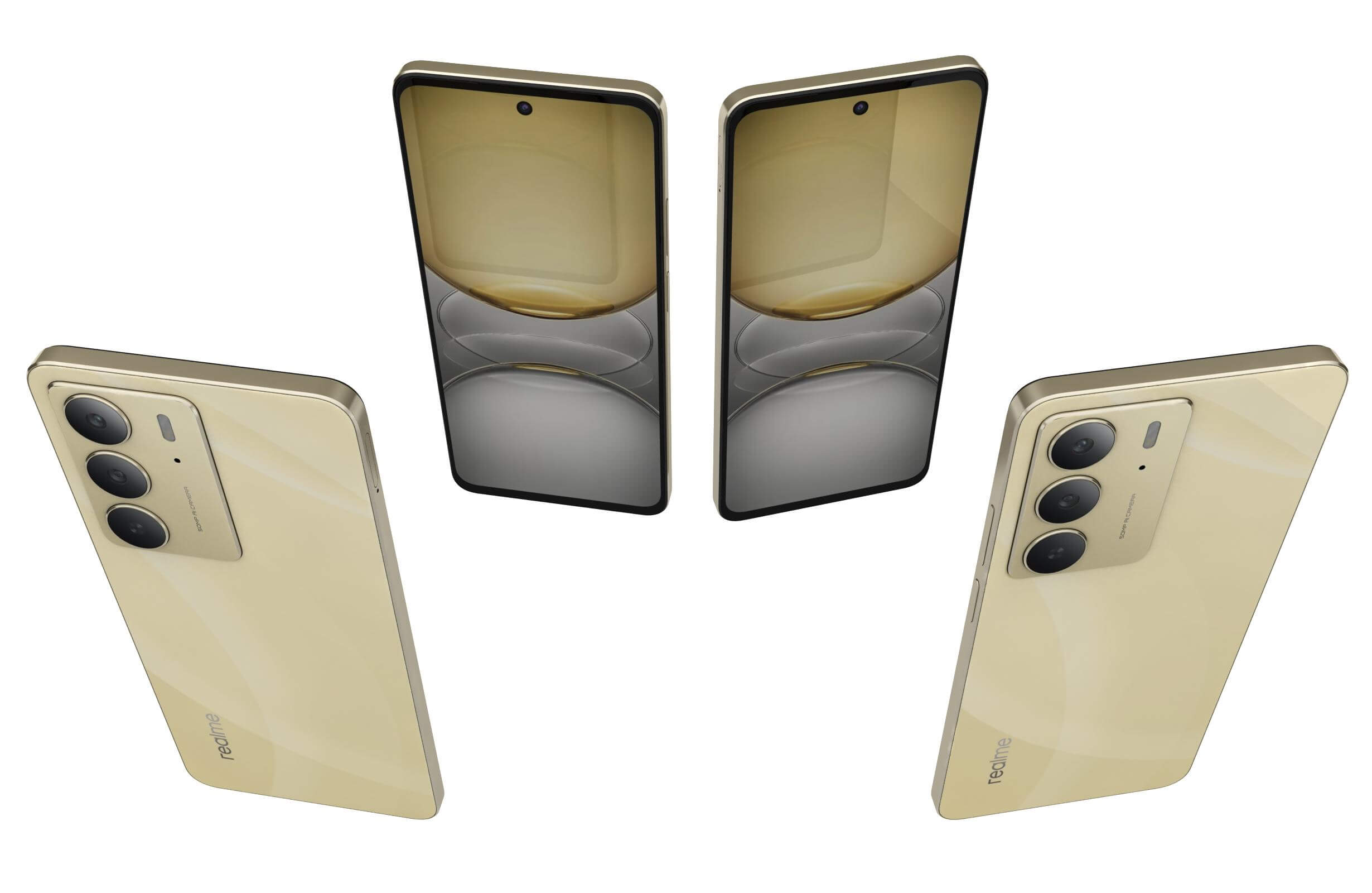 Realme C75 Gold - 3D Model by Rever_Art