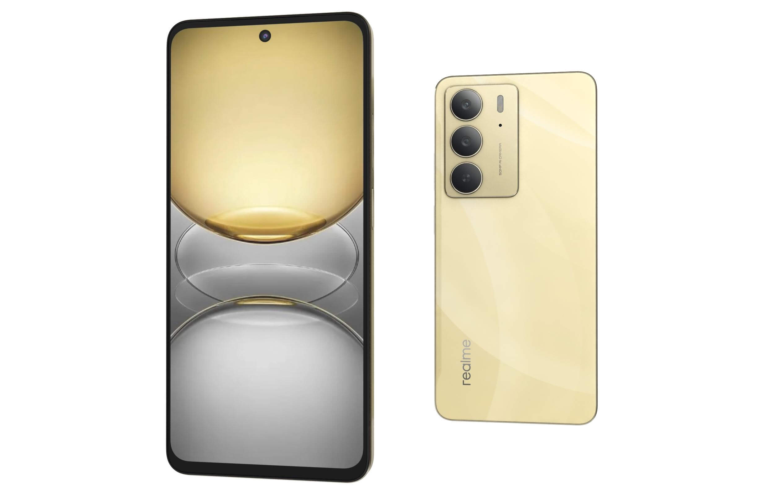 Realme C75 Gold - 3D Model by Rever_Art