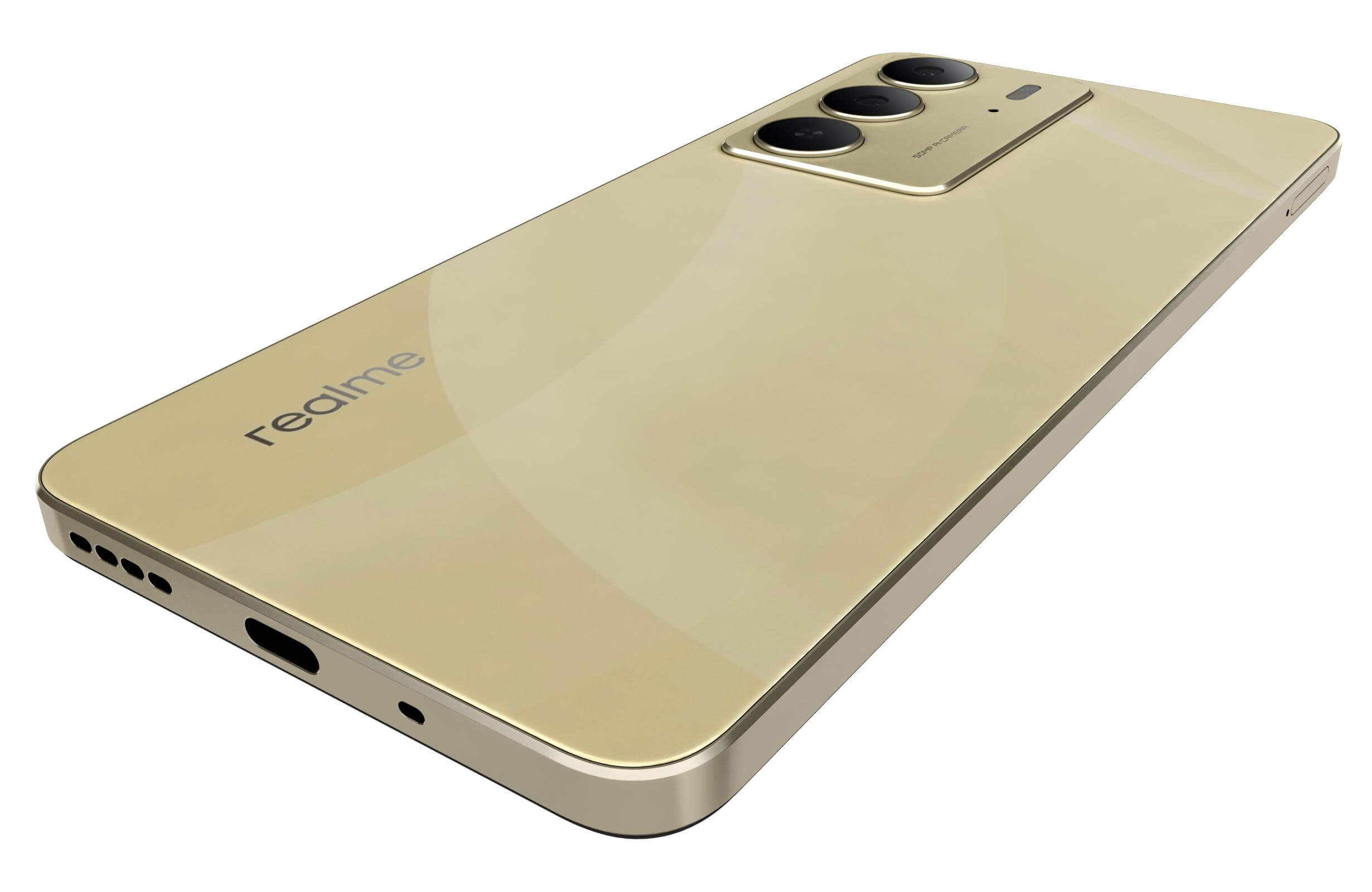 Realme C75 Gold - 3D Model by Rever_Art