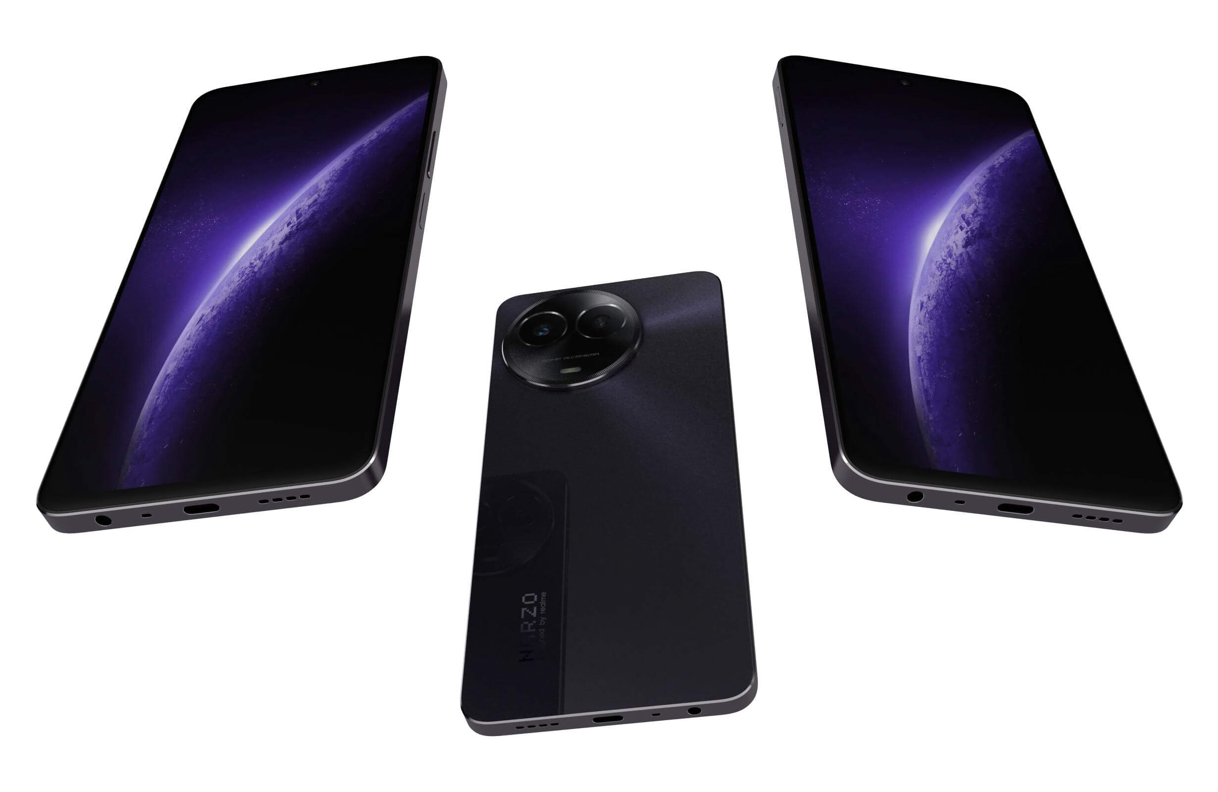 Realme Narzo 60X 5G All Colors - 3D Model by Rever_Art