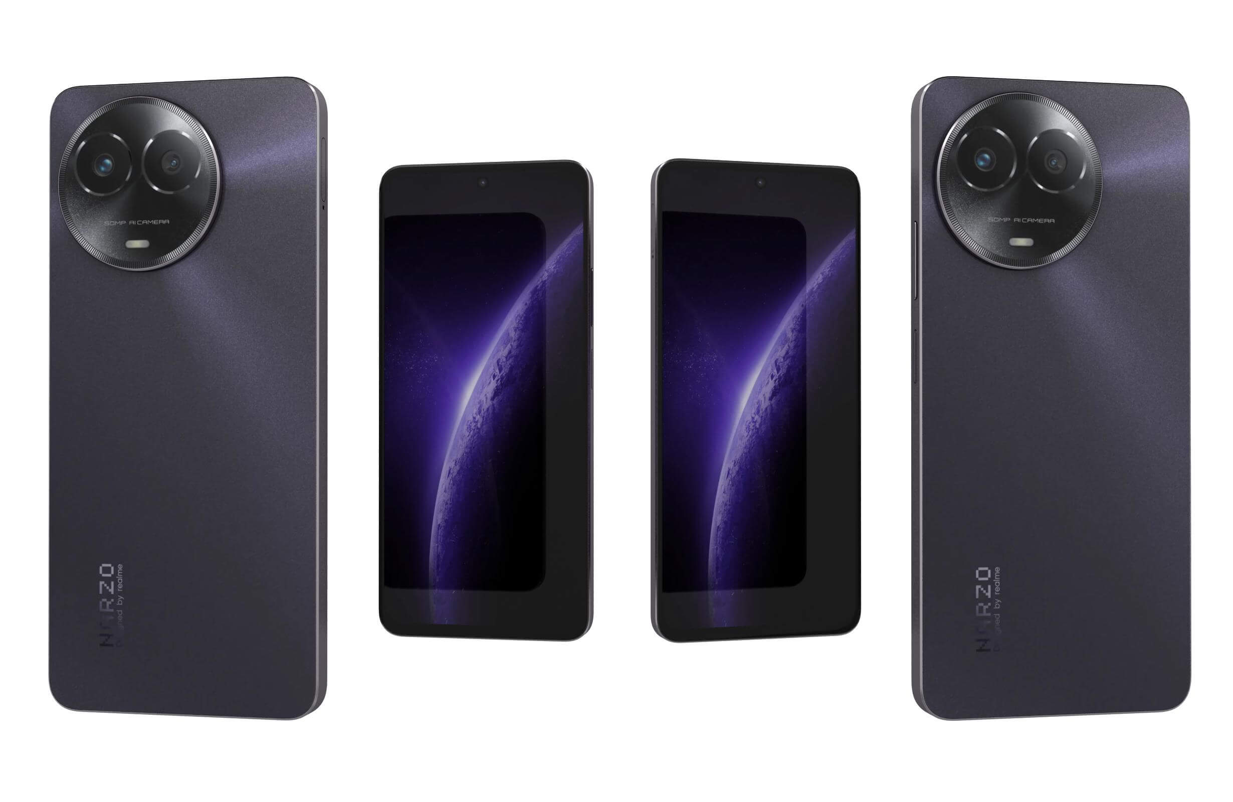 Realme Narzo 60X 5G All Colors - 3D Model by Rever_Art