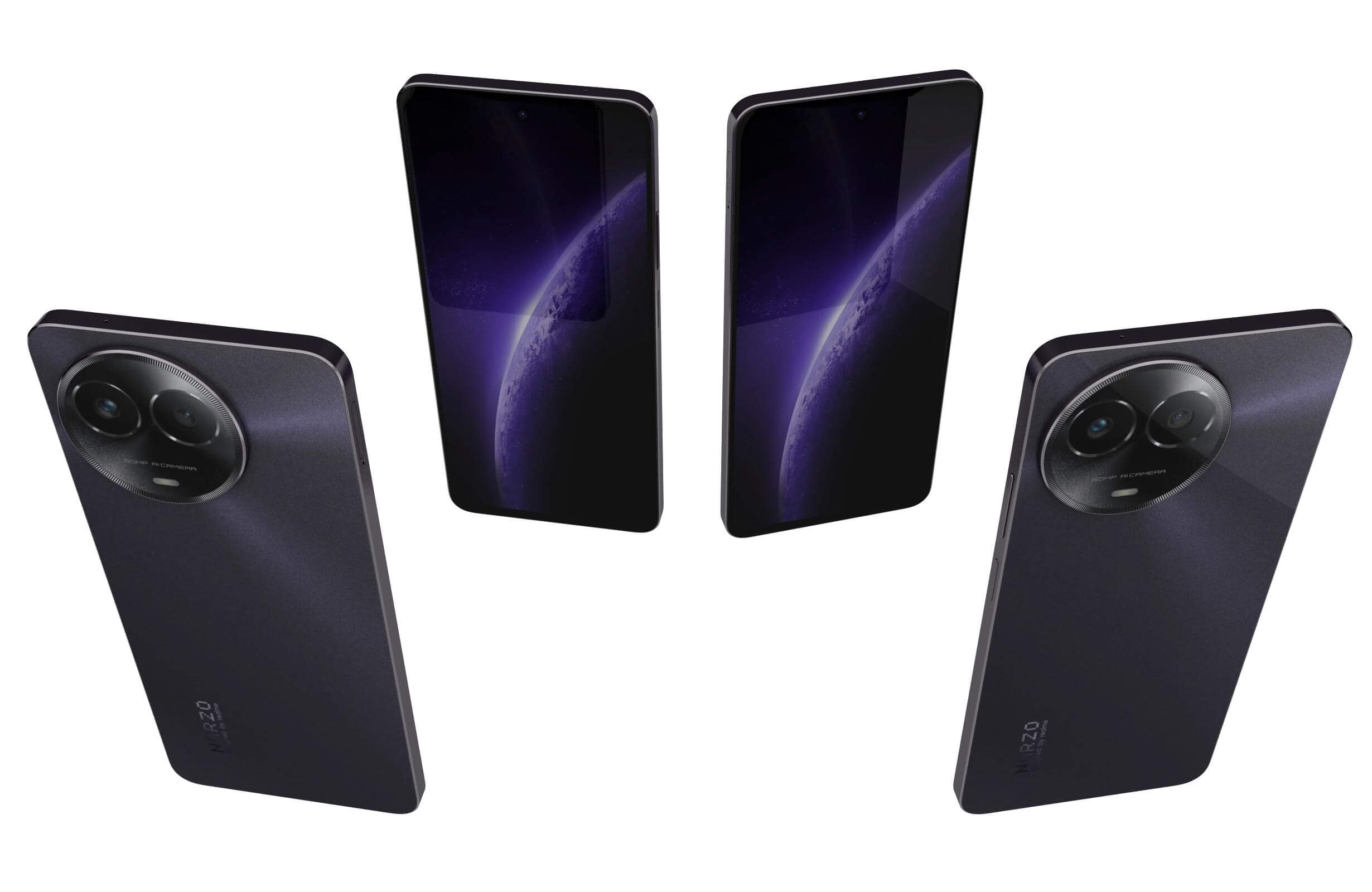 Realme Narzo 60X 5G All Colors - 3D Model by Rever_Art