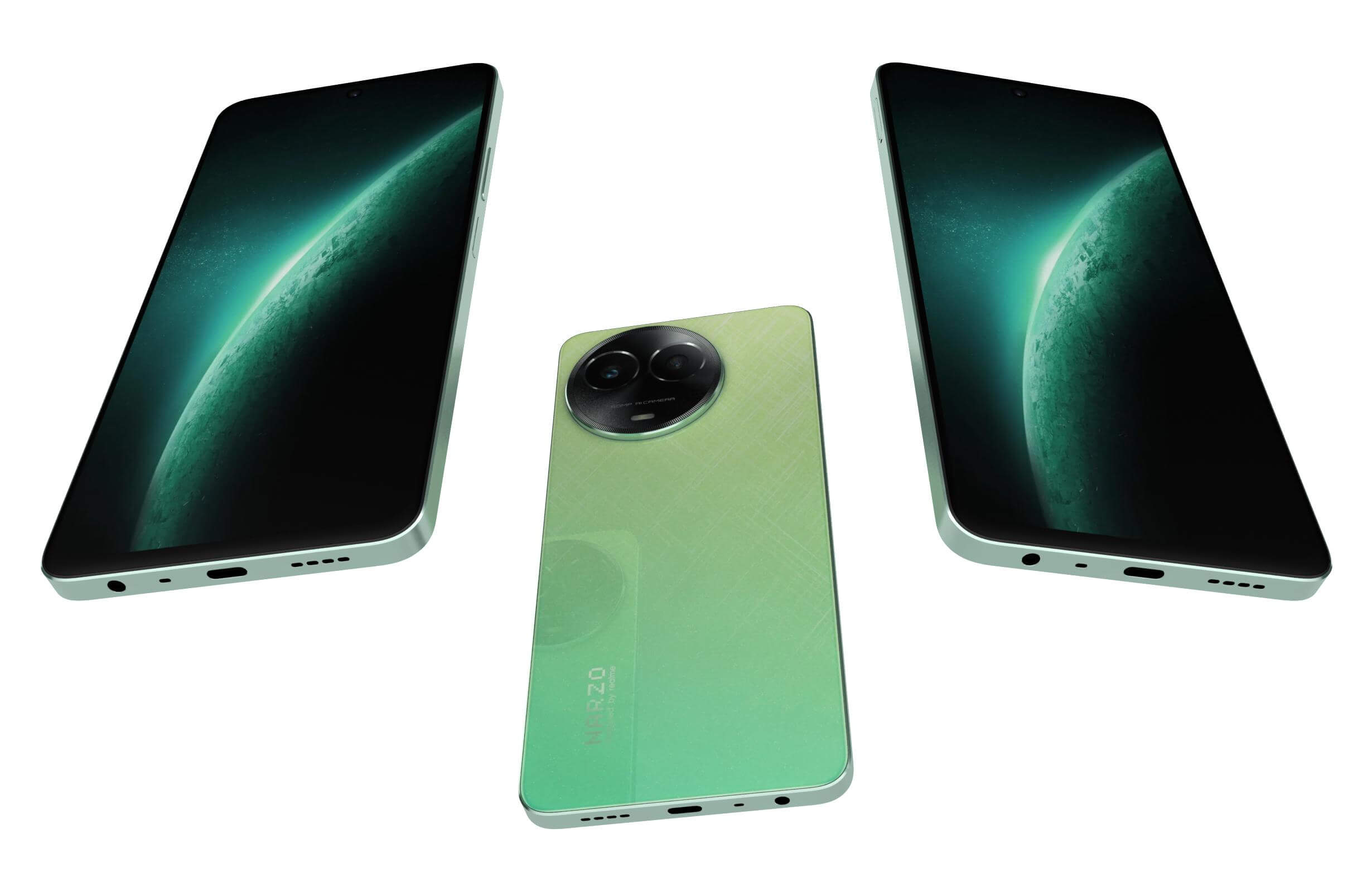 Realme Narzo 60X 5G All Colors - 3D Model by Rever_Art