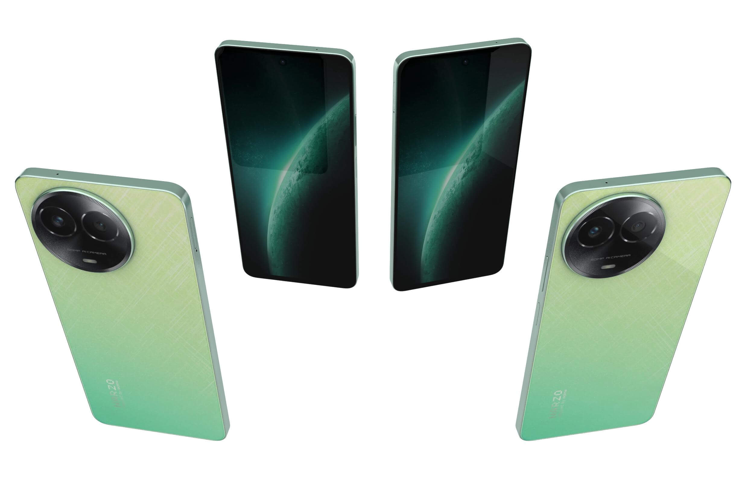 Realme Narzo 60X 5G All Colors - 3D Model by Rever_Art