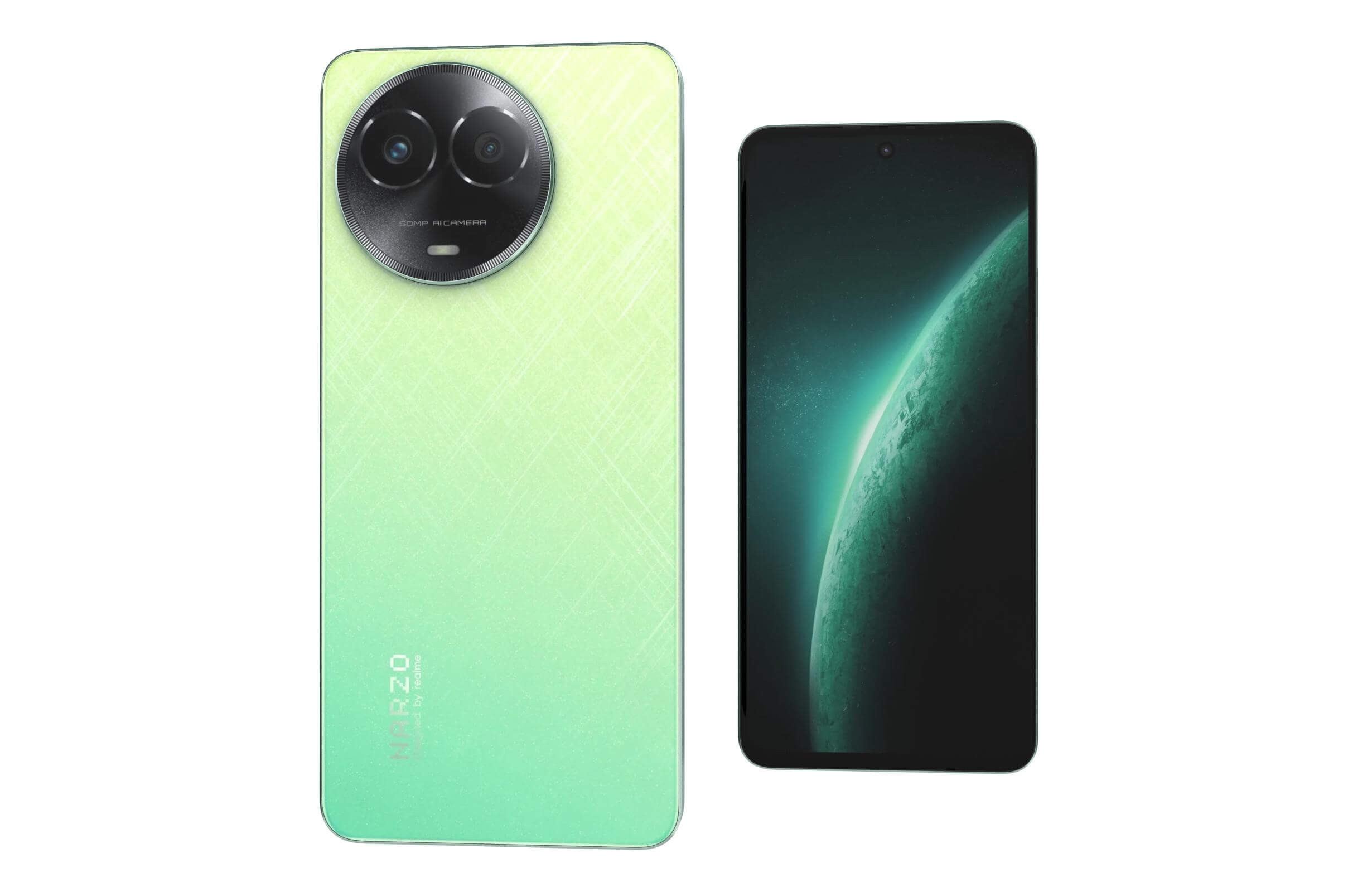 Realme Narzo 60X 5G All Colors - 3D Model by Rever_Art