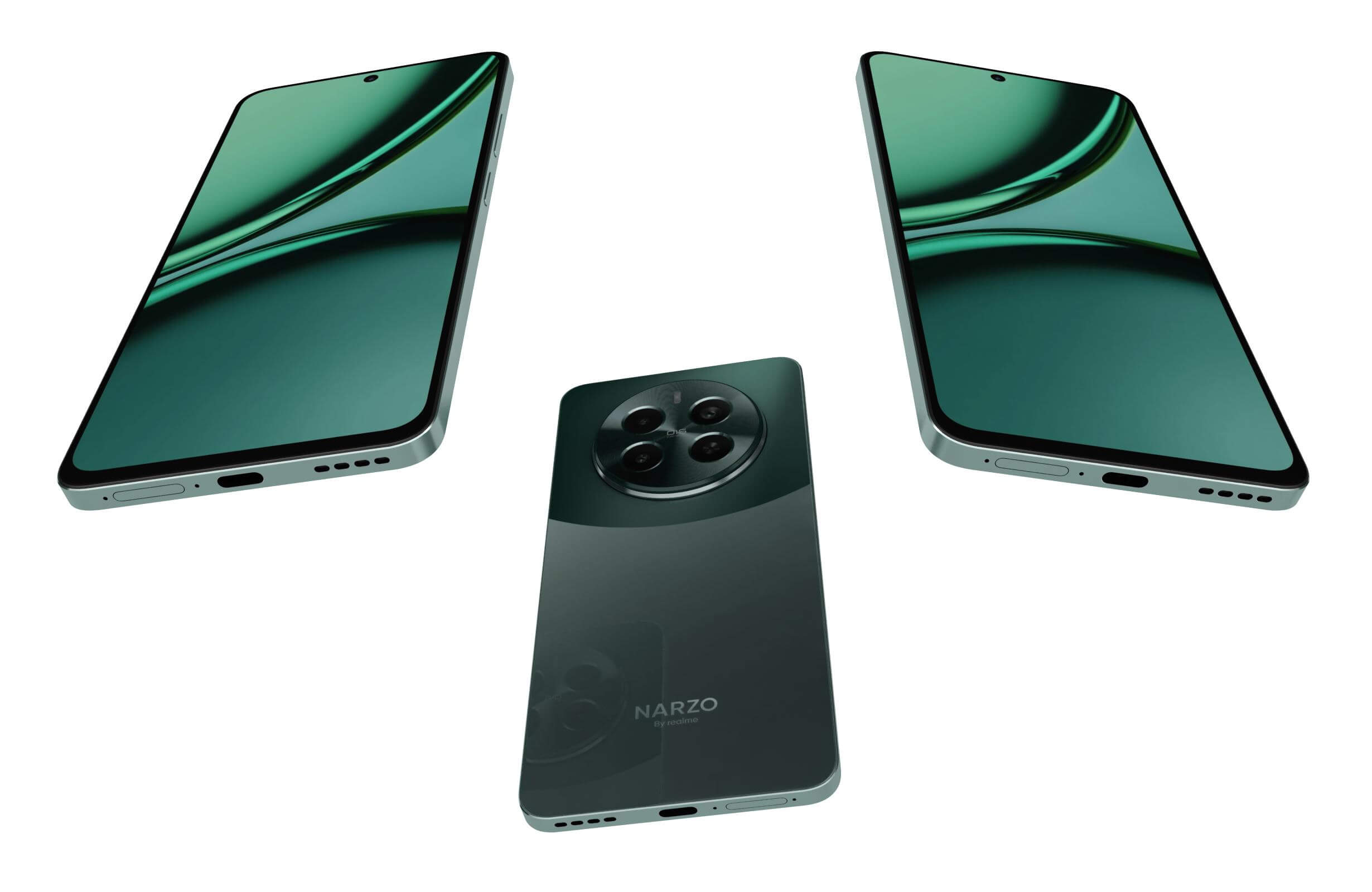Realme Narzo 70 Pro Green - 3D Model by Rever_Art