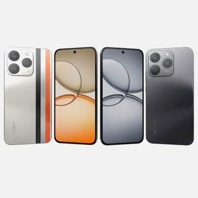 Realme Narzo 90 All Colors - 3D Model by Rever_Art