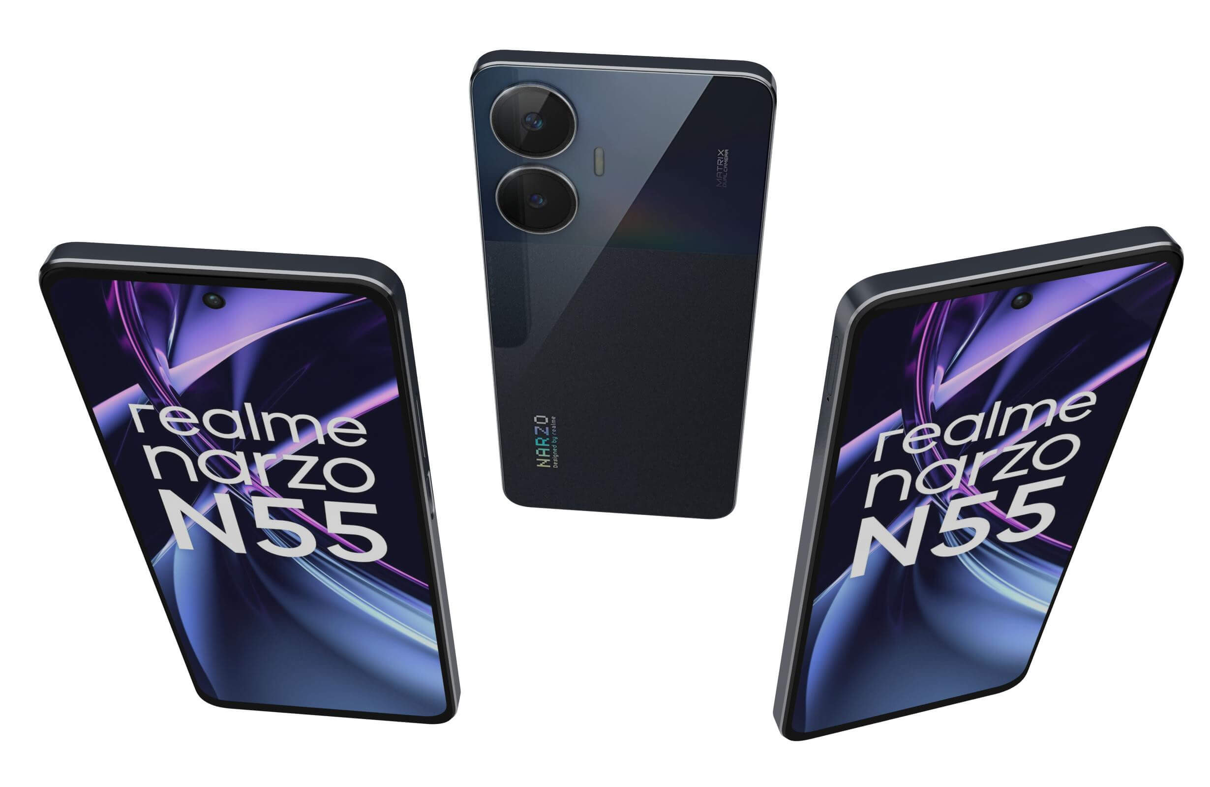 Realme Narzo N55 Black - 3D Model by Rever_Art