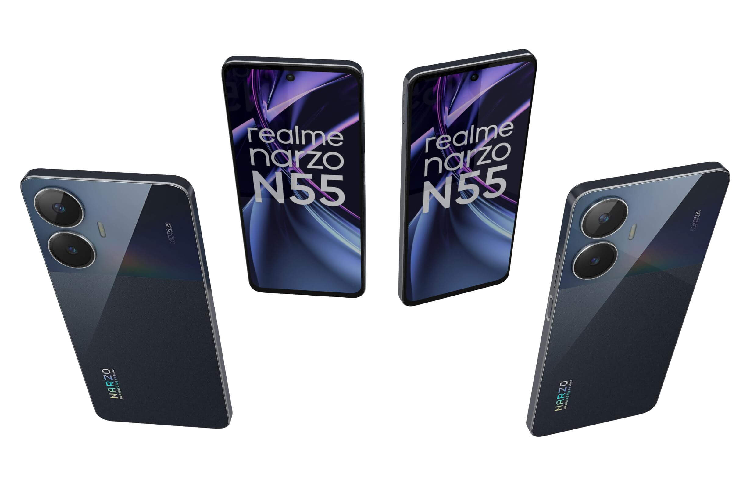 Realme Narzo N55 Black - 3D Model by Rever_Art