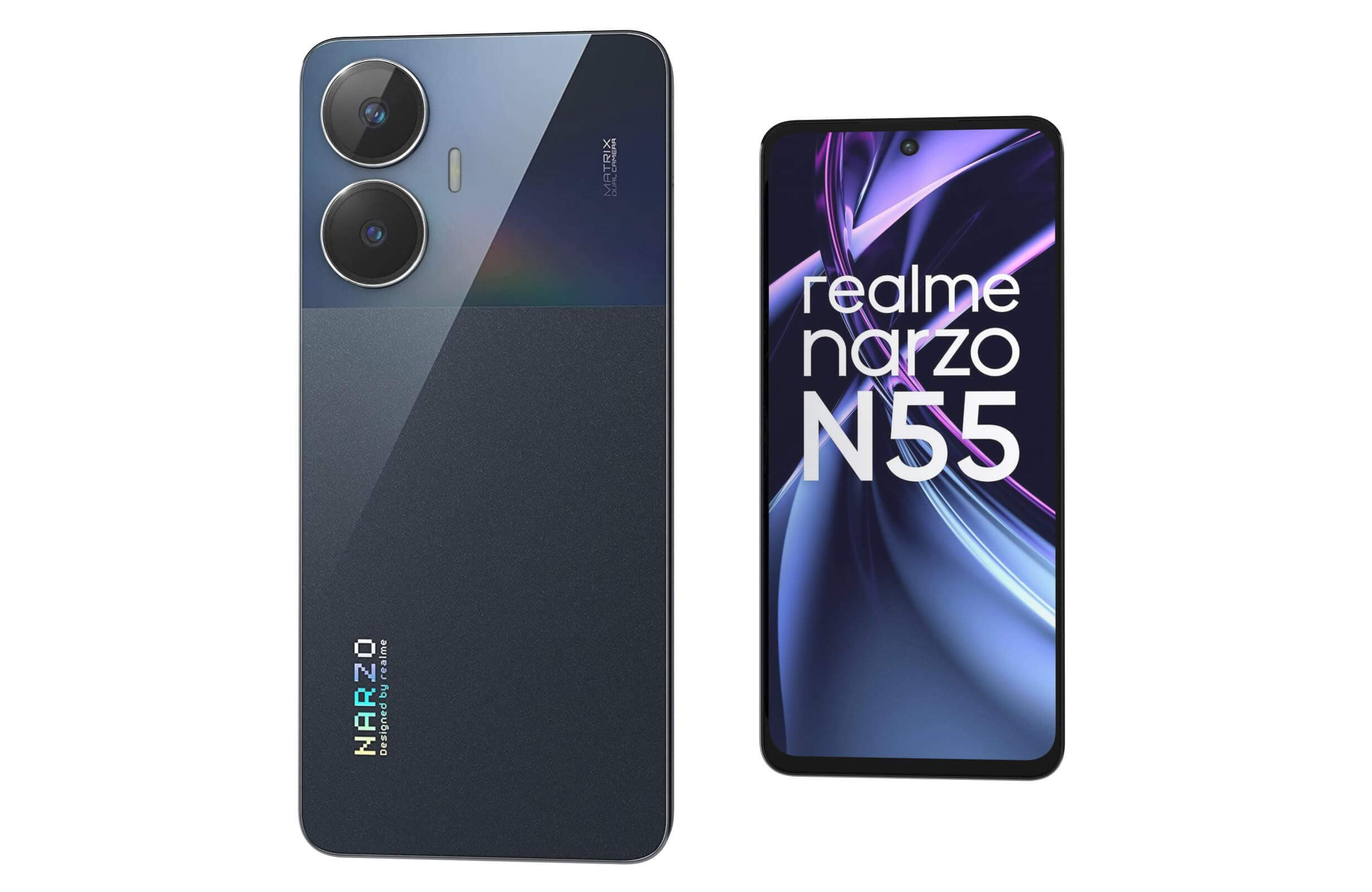 Realme Narzo N55 Black - 3D Model by Rever_Art