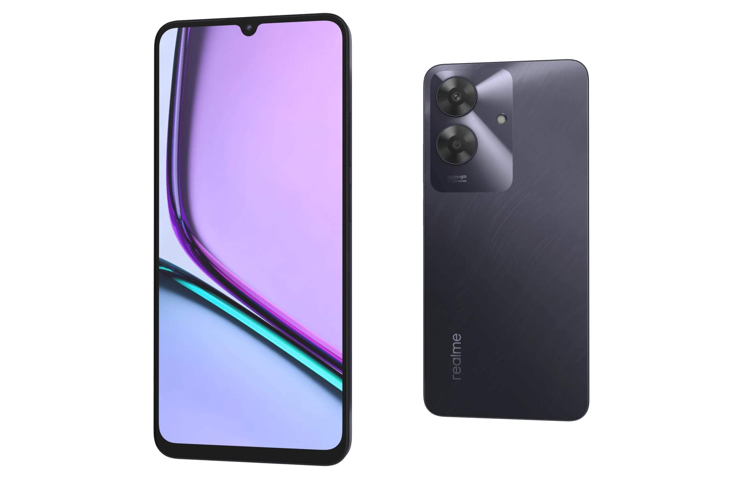 Realme Note 60 Marble Black and Voyage Blue - 3D Model by Rever_Art
