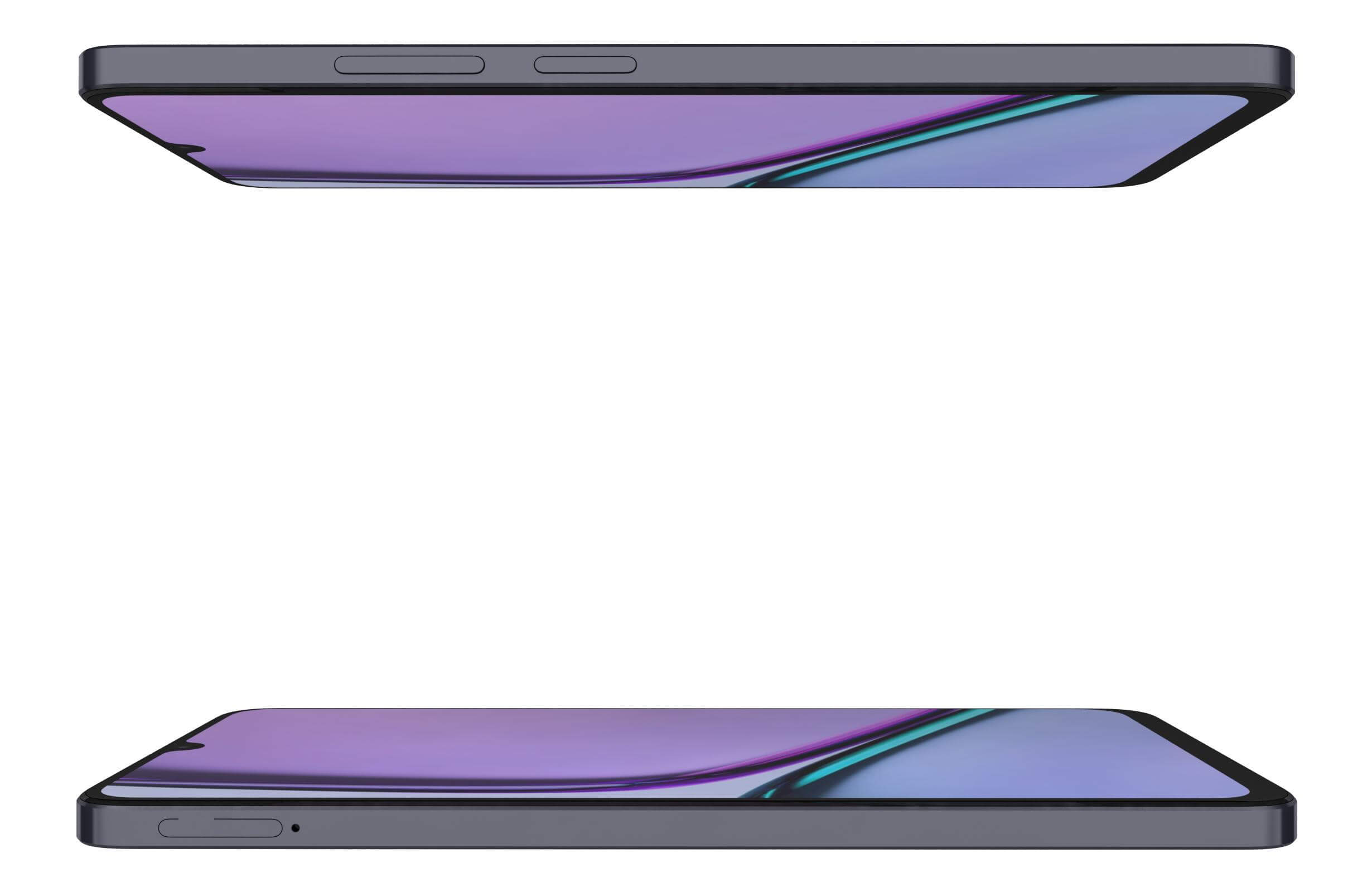 Realme Note 60 Marble Black and Voyage Blue - 3D Model by Rever_Art