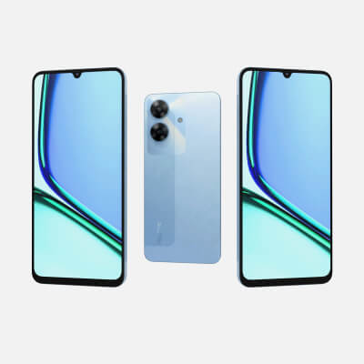 Realme Note 60 Voyage Blue - 3D Model by Rever_Art