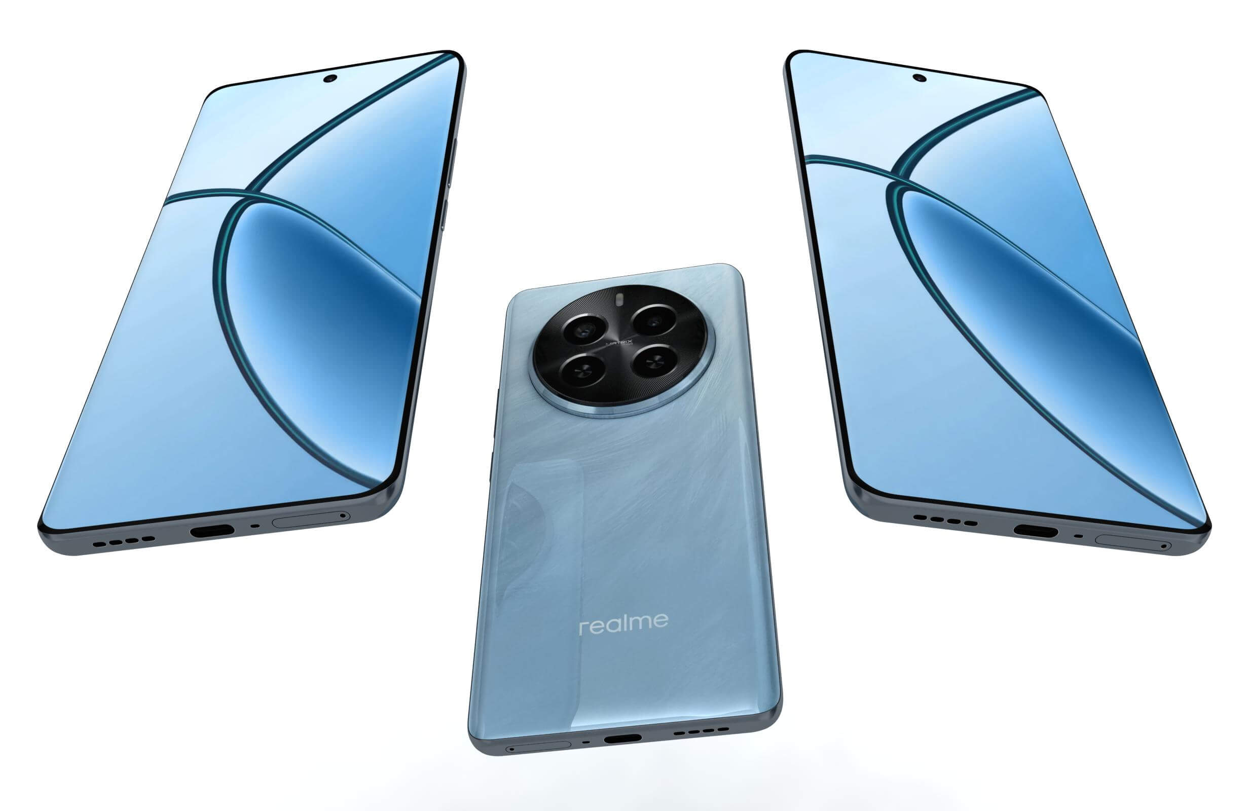 Realme P1 Pro 5G Blue - 3D Model by Rever_Art