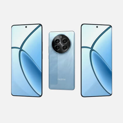 Realme P1 Pro 5G Blue - 3D Model by Rever_Art