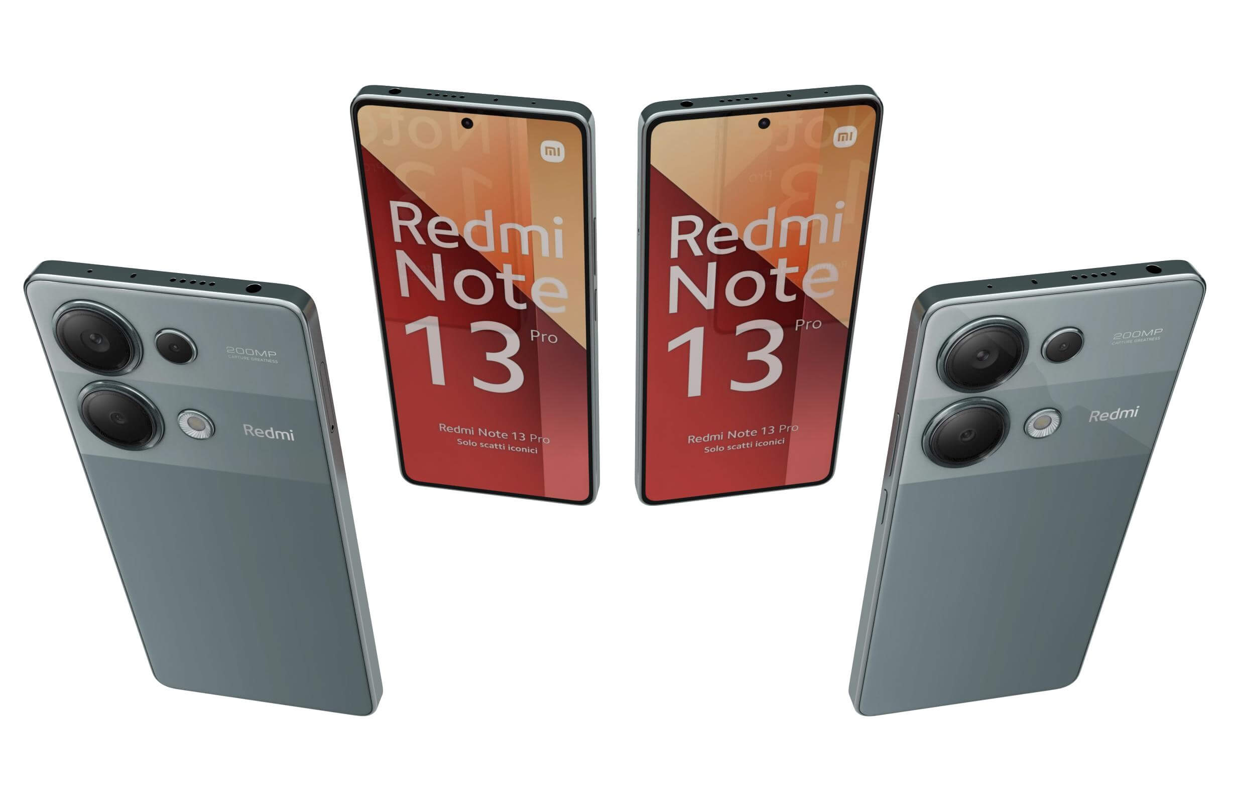 Xiaomi Redmi Note 13 Pro Green - 3D Model by Rever_Art