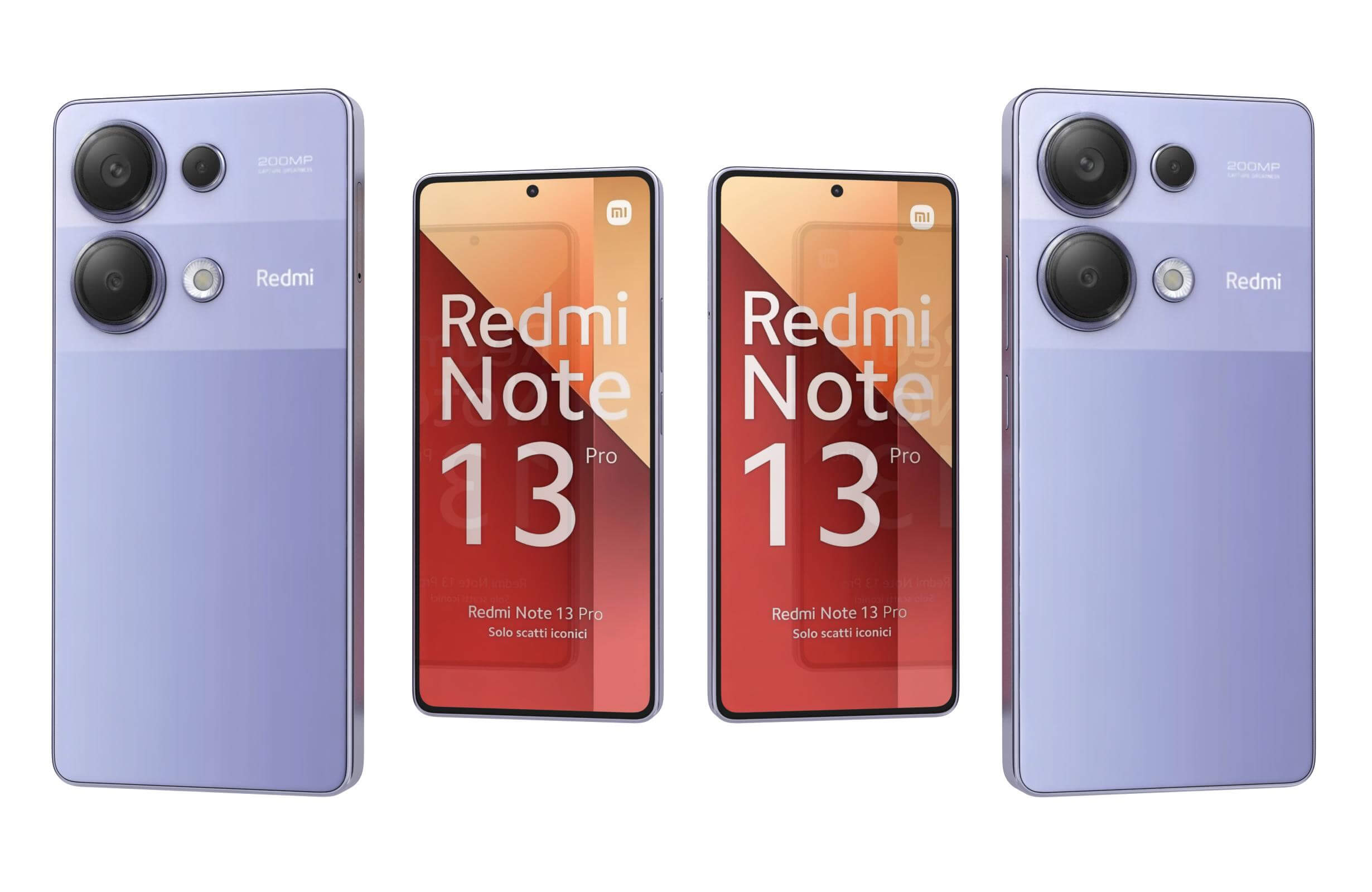 Xiaomi Redmi Note 13 Pro Purple - 3D Model by Rever_Art