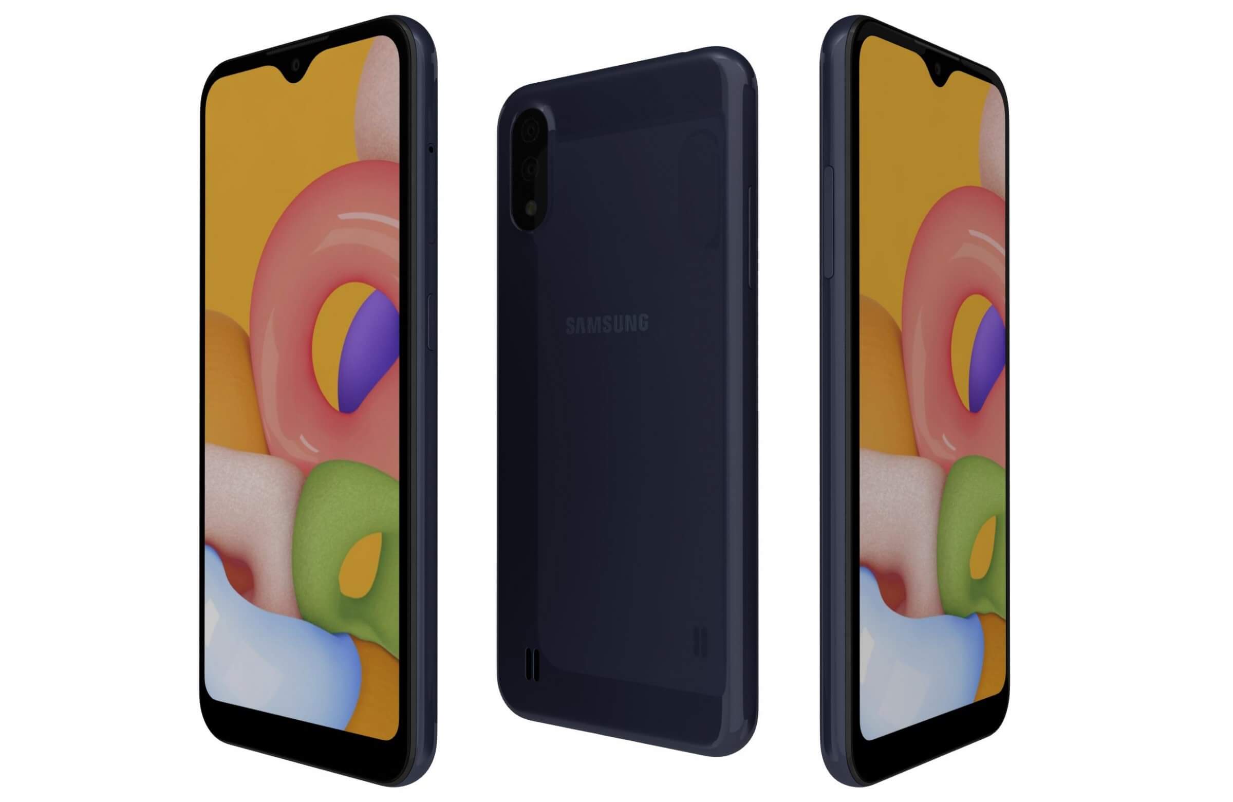 Samsung Galaxy A01 All Colors - 3D Model by Rever_Art