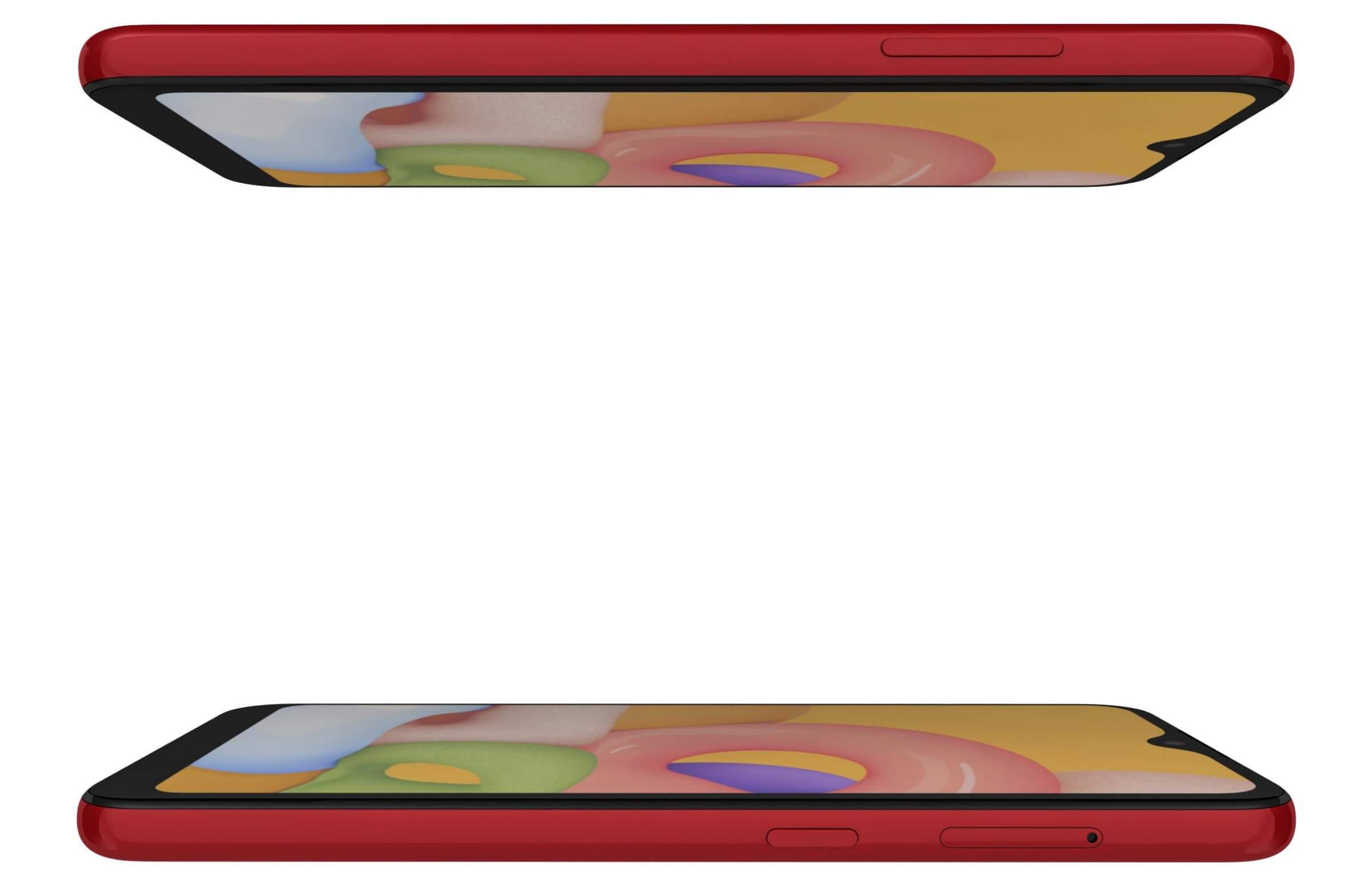 Samsung Galaxy A01 Red - 3D Model by Rever_Art