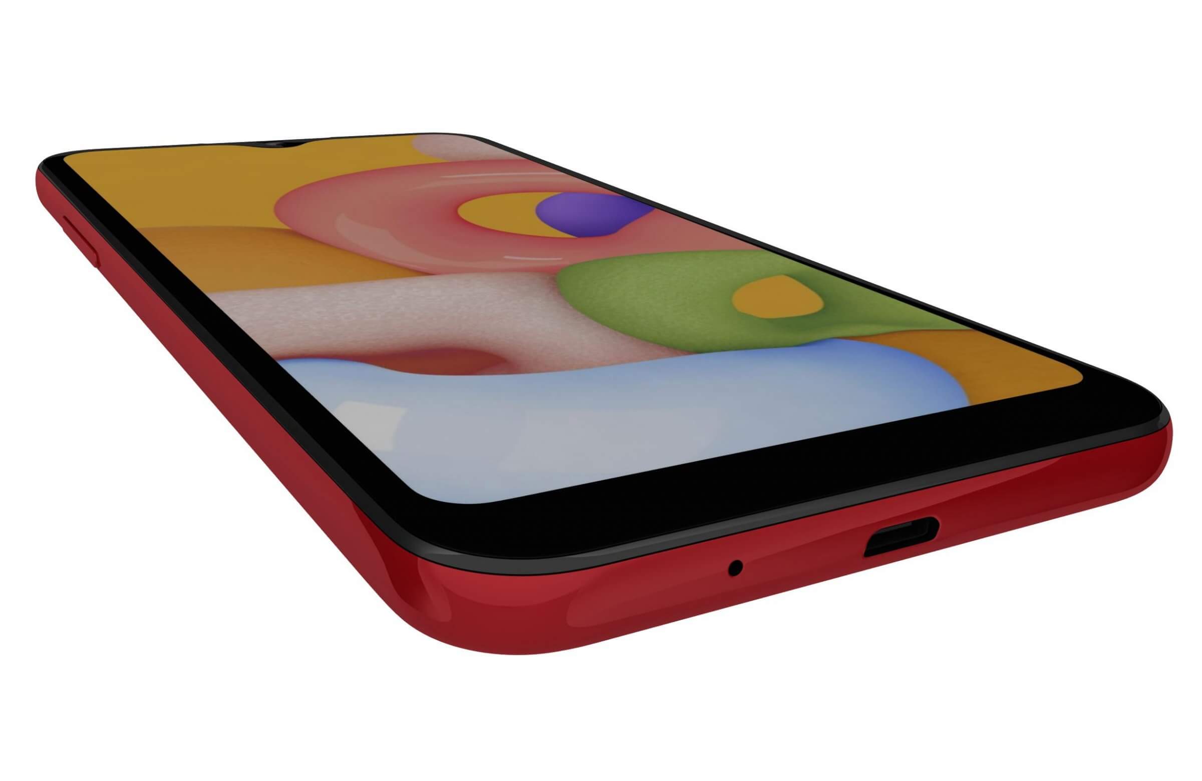 Samsung Galaxy A01 Red - 3D Model by Rever_Art