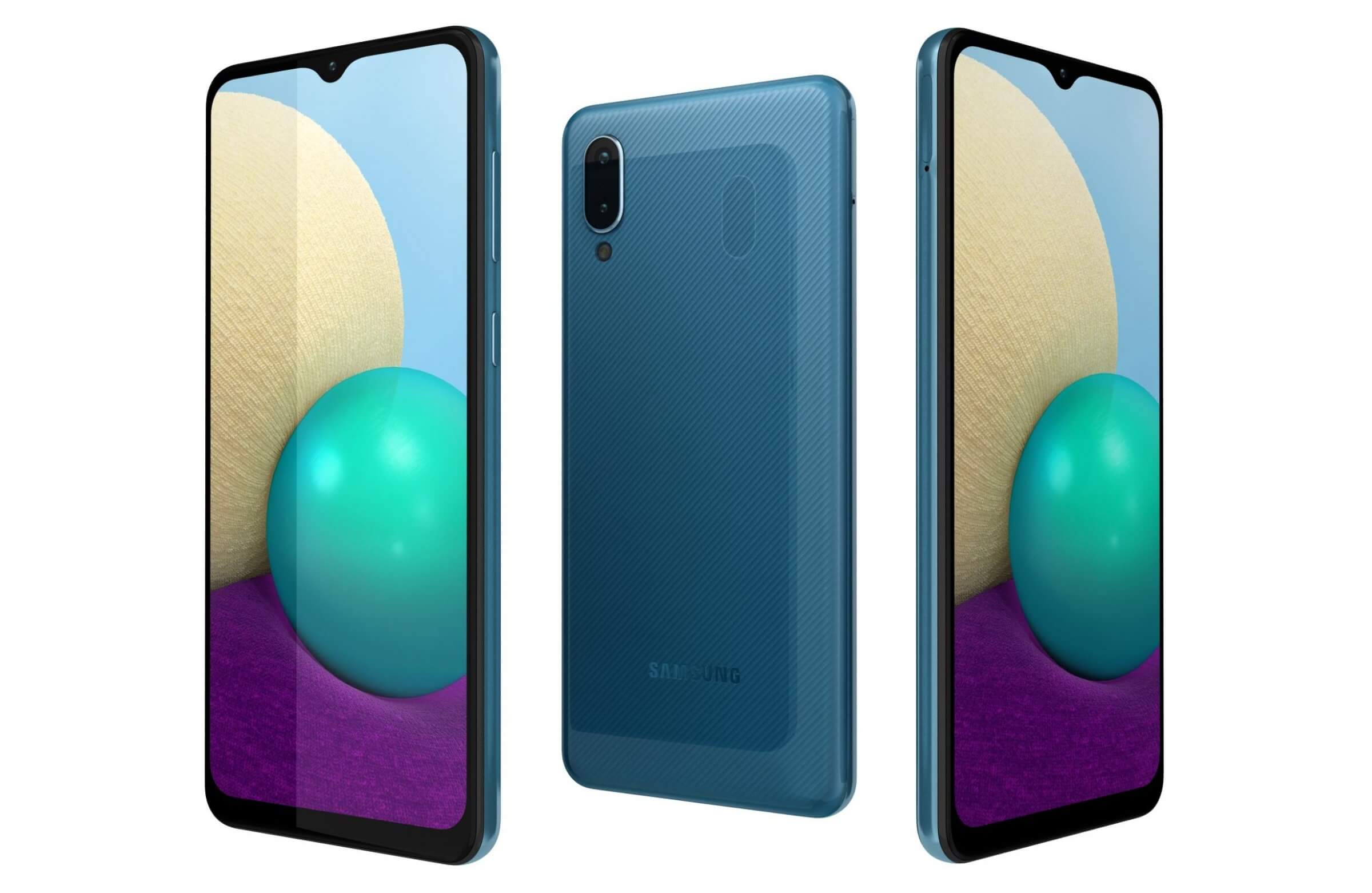 Samsung Galaxy A02 All Colors - 3D Model by Rever_Art