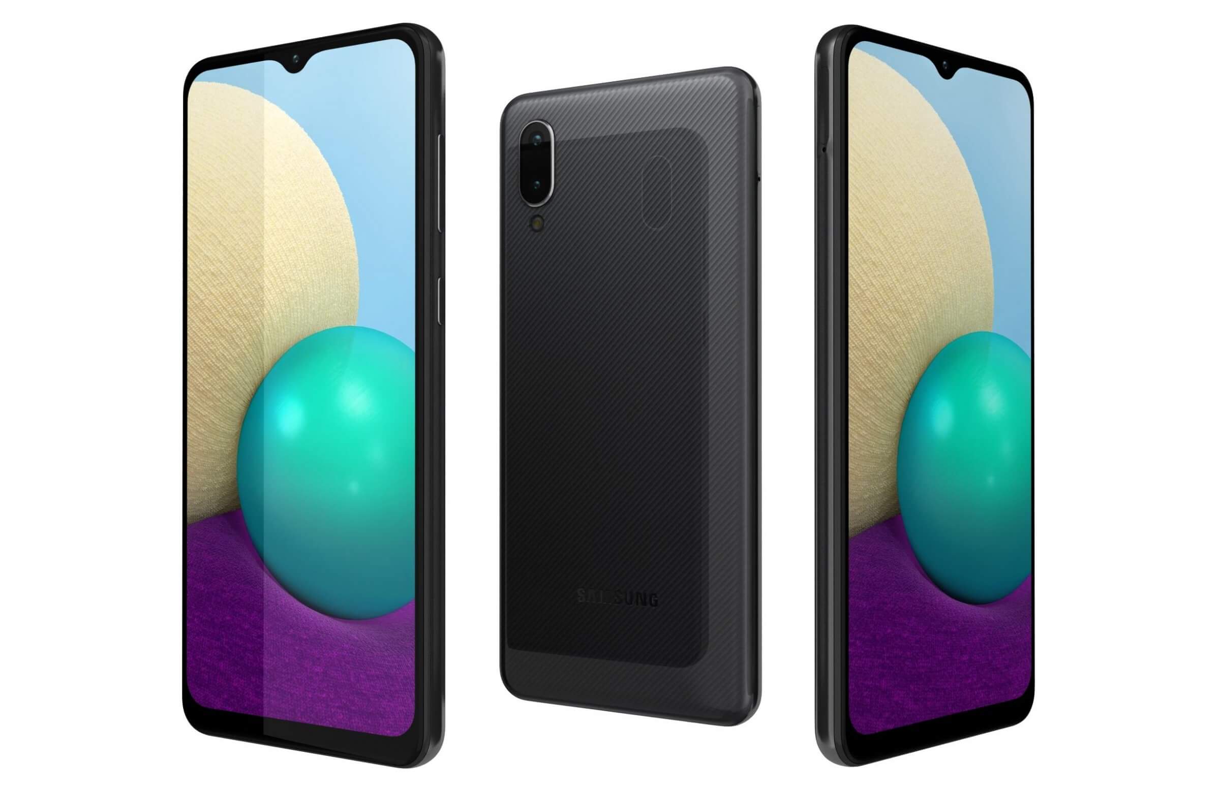 Samsung Galaxy A02 All Colors - 3D Model by Rever_Art