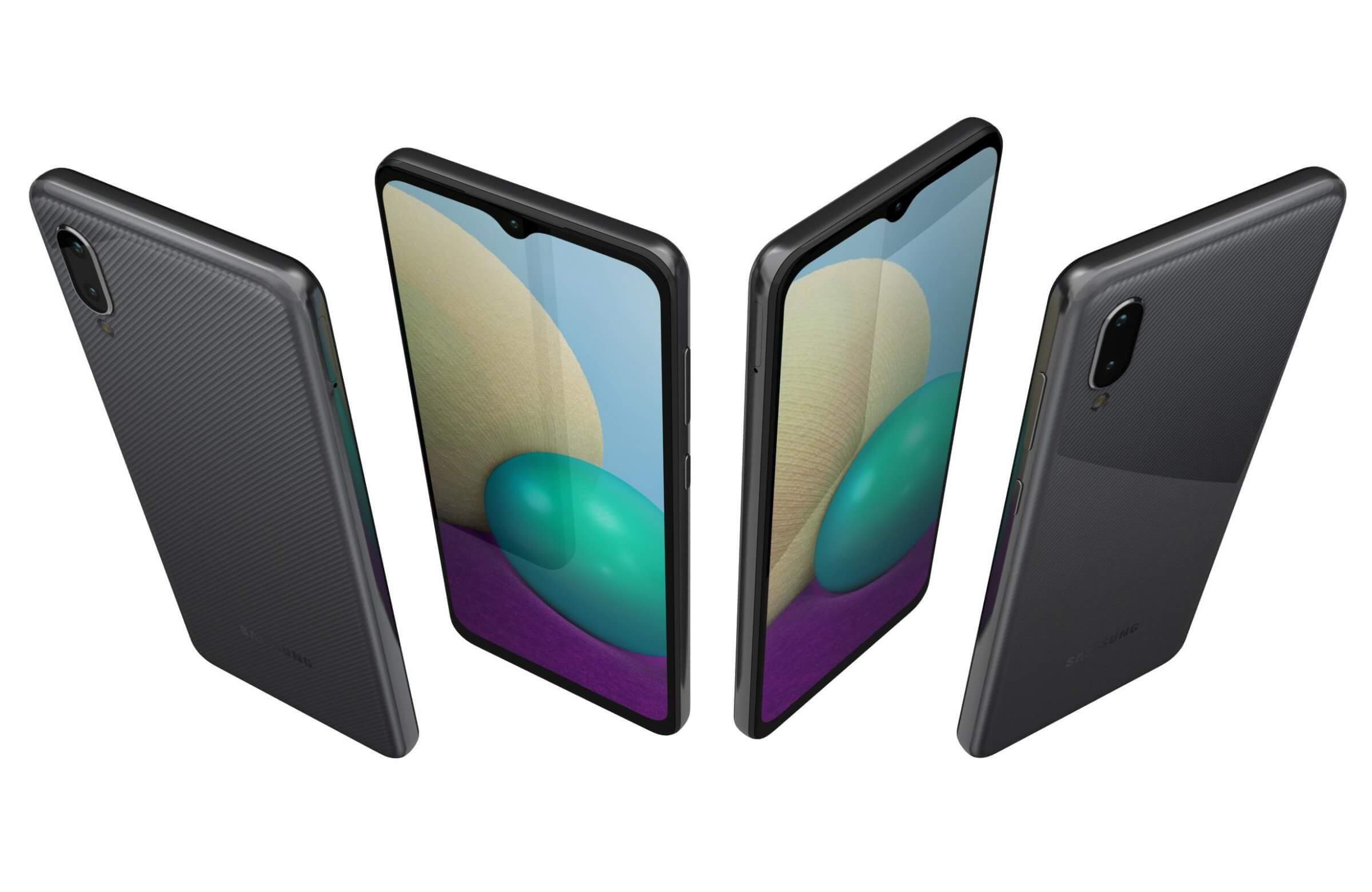 Samsung Galaxy A02 Black - 3D Model by Rever_Art