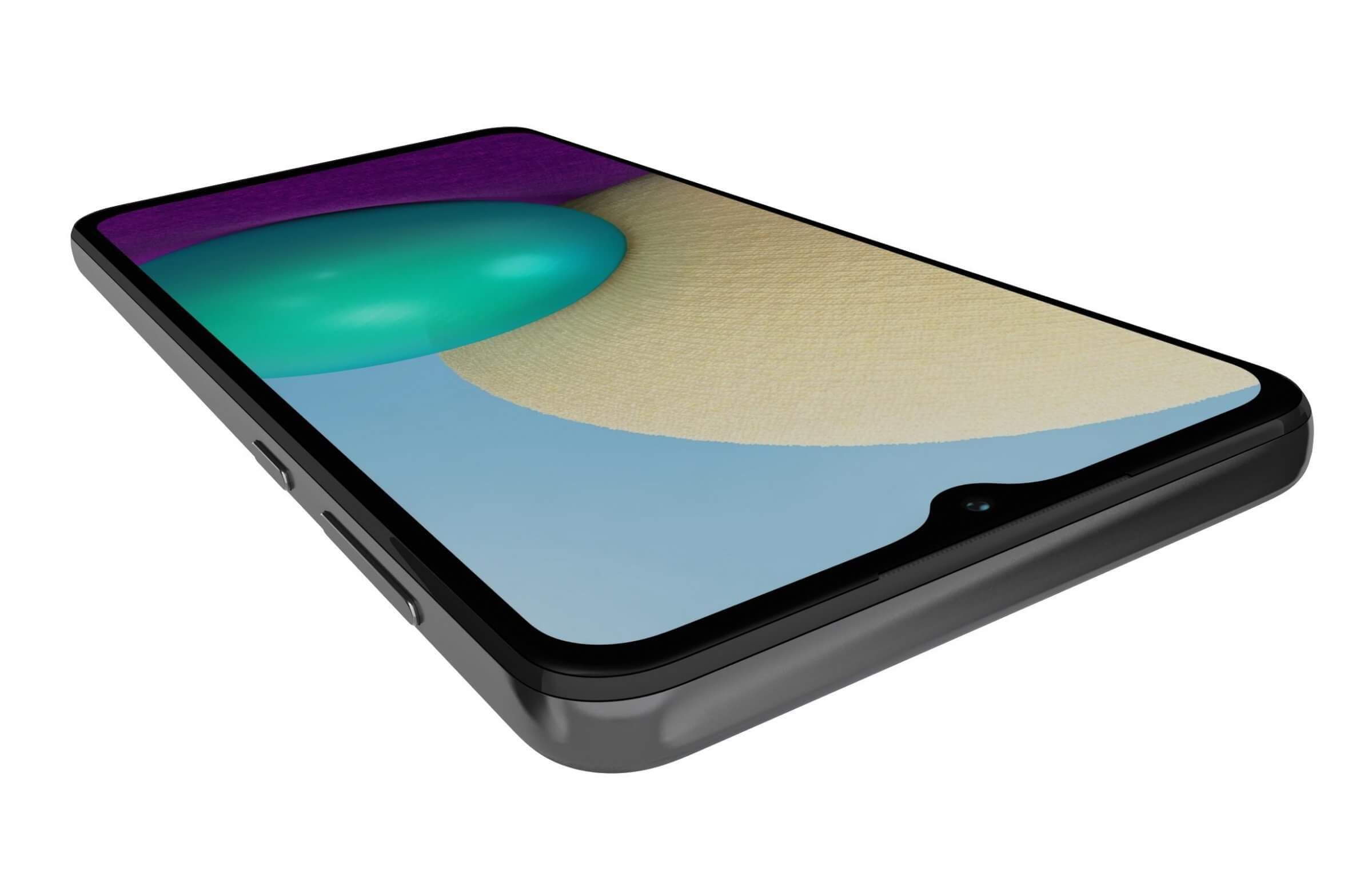 Samsung Galaxy A02 Black - 3D Model by Rever_Art