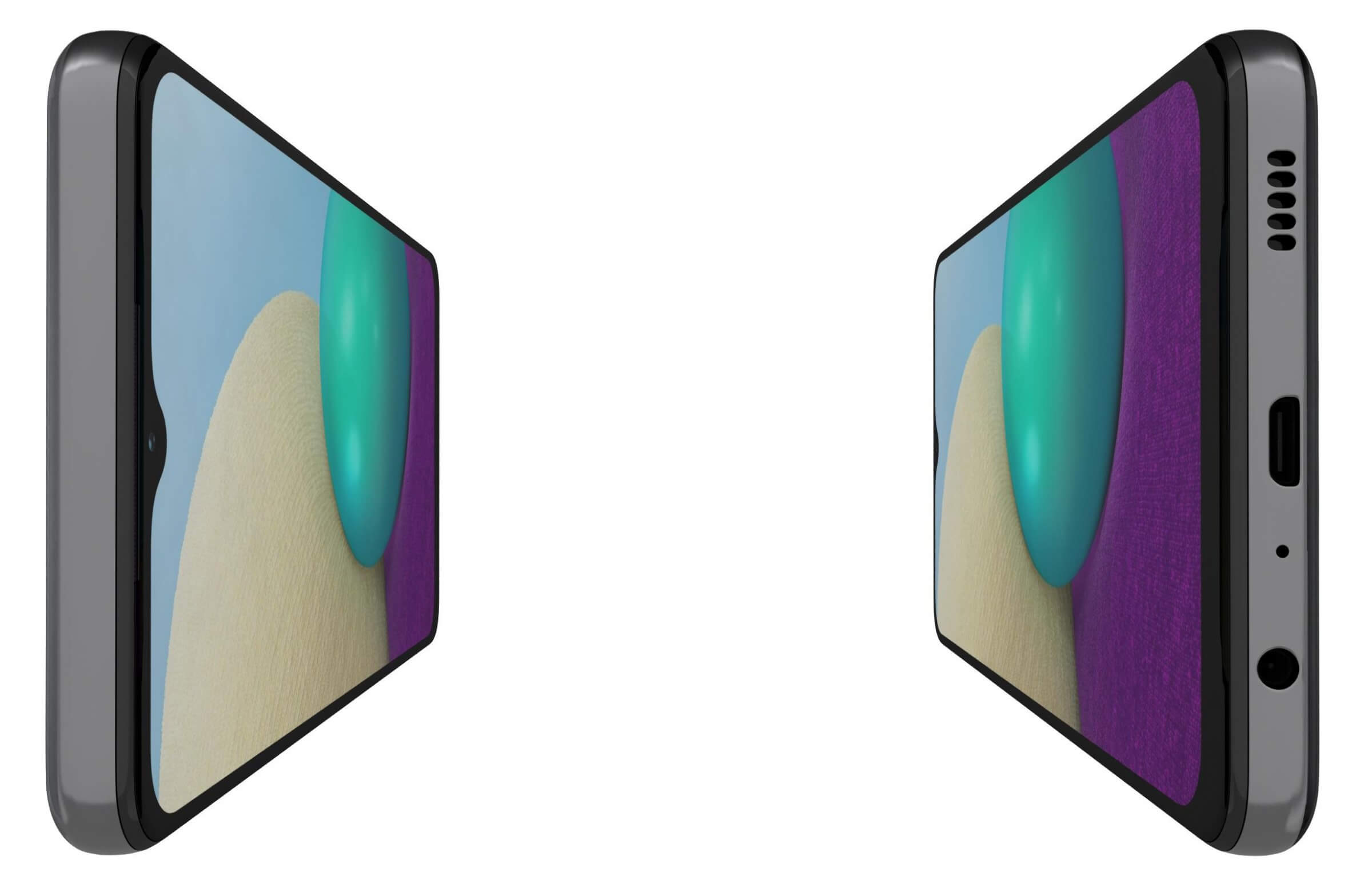 Samsung Galaxy A02 Black - 3D Model by Rever_Art