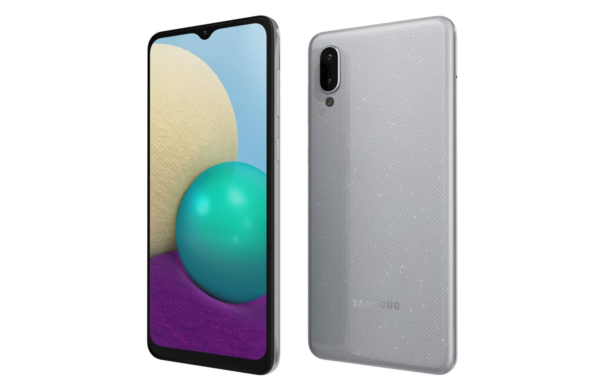 Samsung Galaxy A02 White - 3D Model by Rever_Art