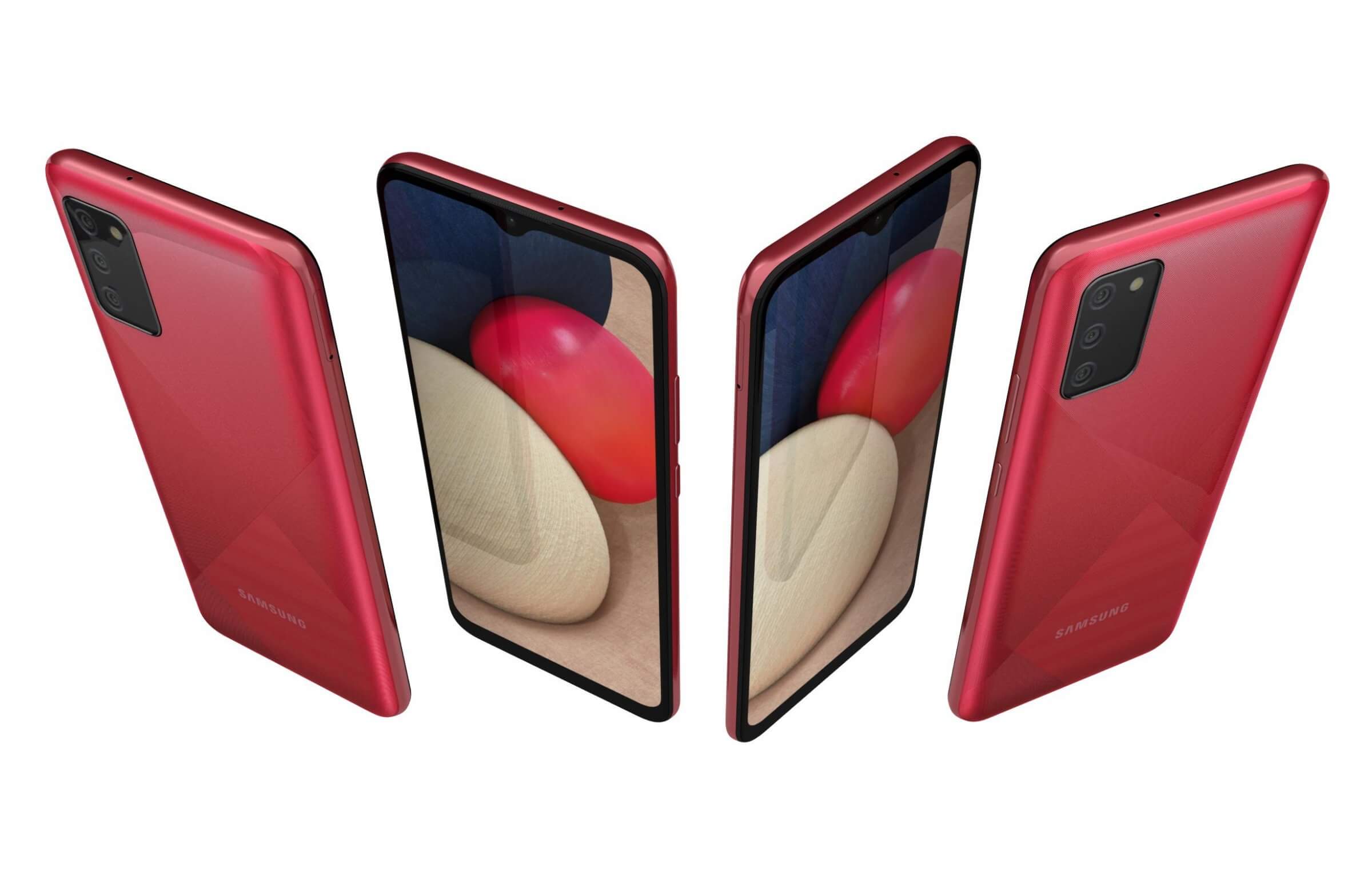 Samsung Galaxy A02s Red - 3D Model by Rever_Art