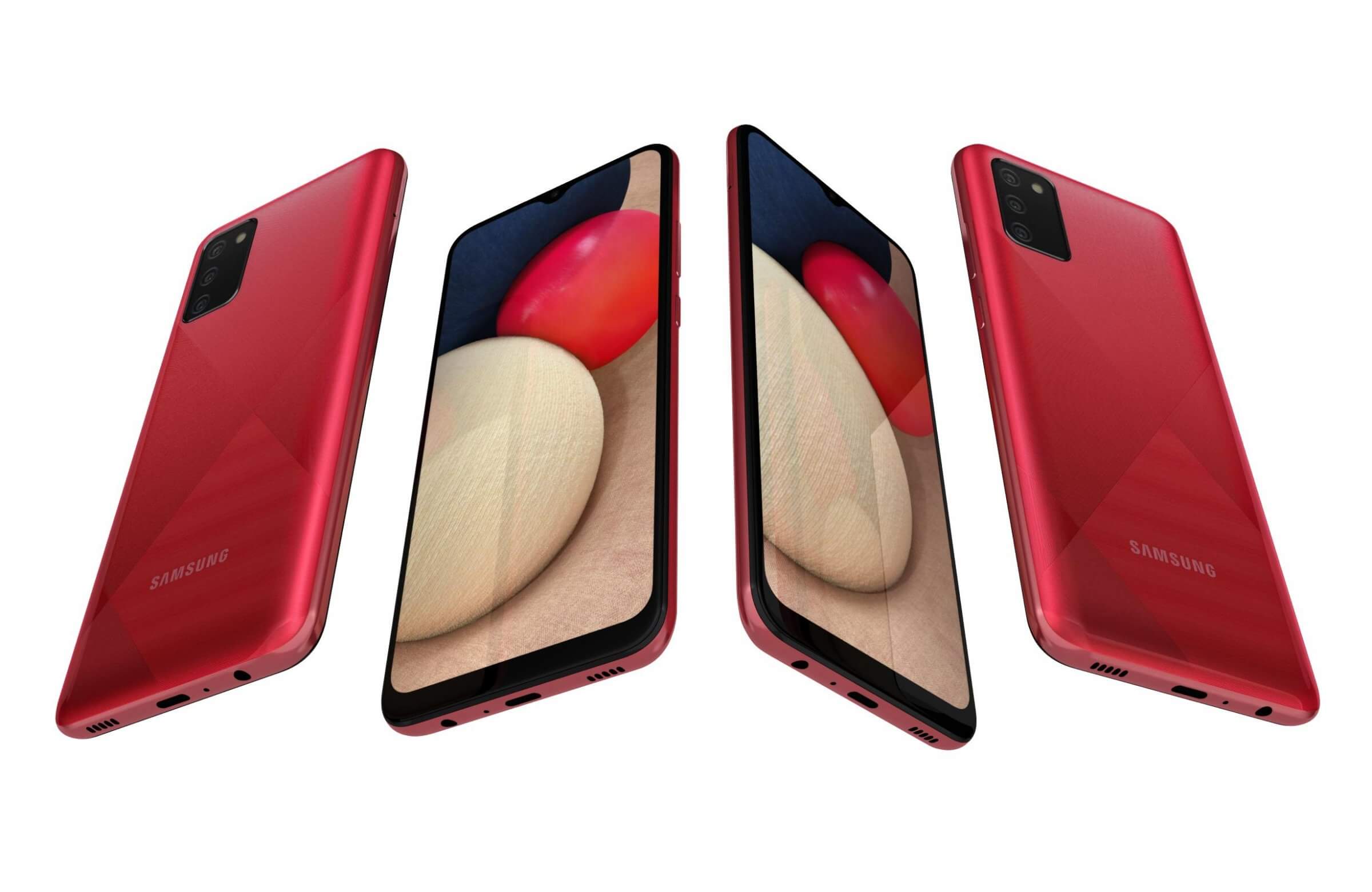 Samsung Galaxy A02s Red - 3D Model by Rever_Art