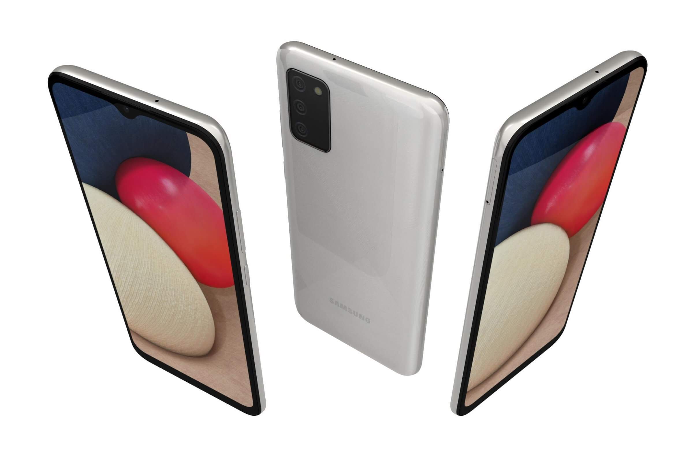 Samsung Galaxy A02s White - 3D Model by Rever_Art