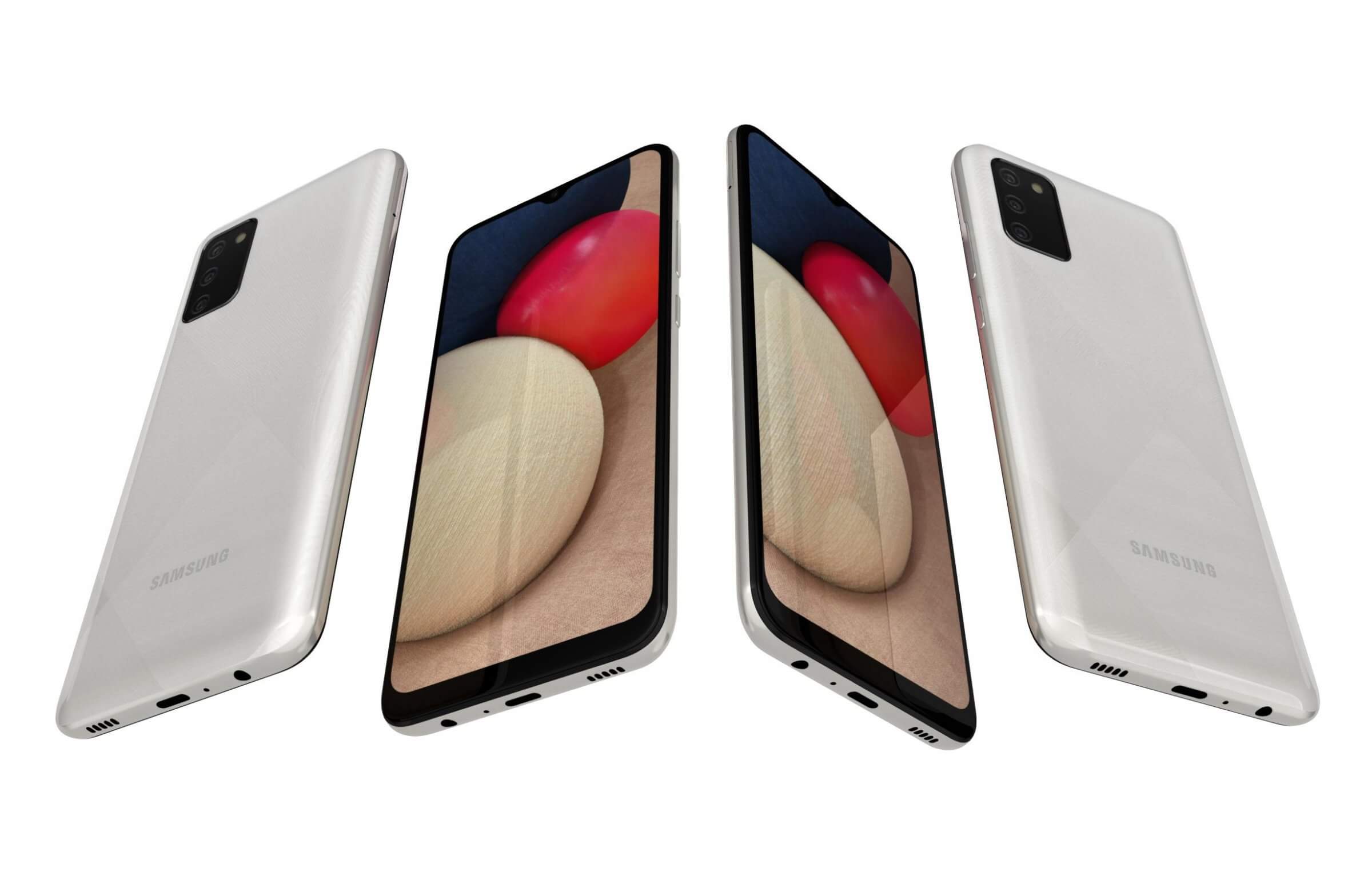 Samsung Galaxy A02s White - 3D Model by Rever_Art