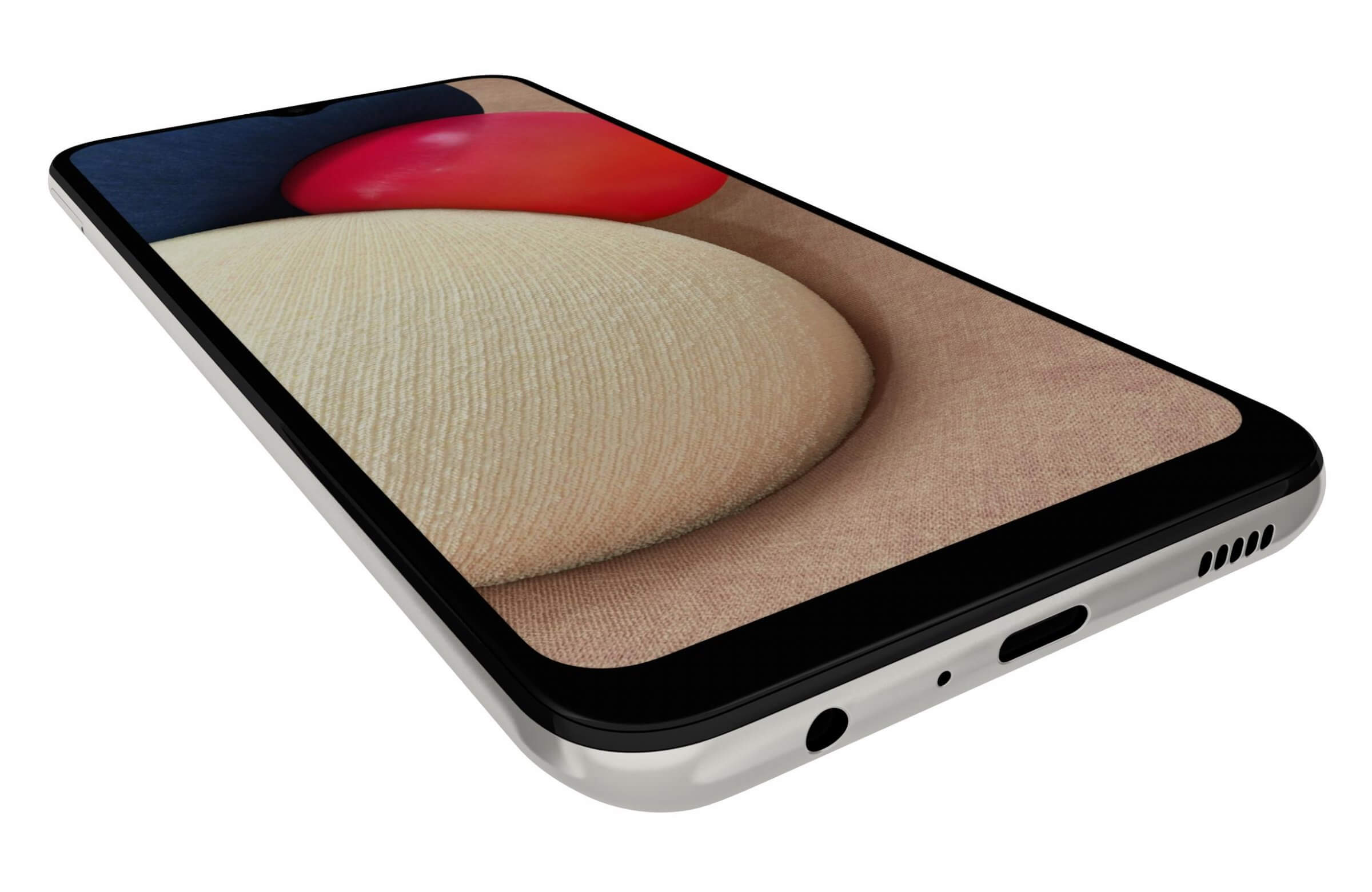 Samsung Galaxy A02s White - 3D Model by Rever_Art