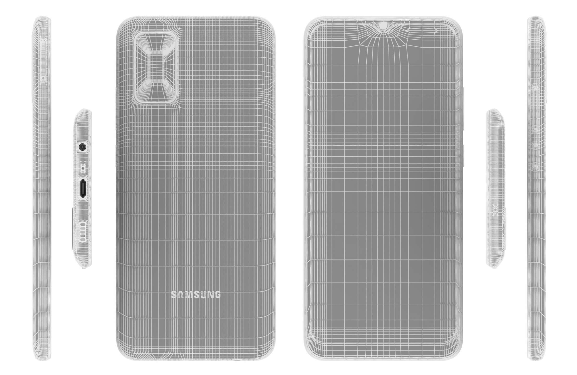 Samsung Galaxy A02s White - 3D Model by Rever_Art
